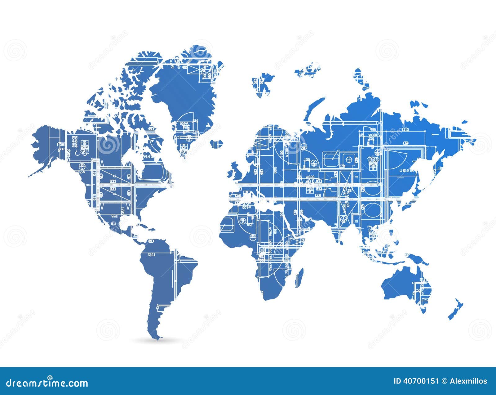 Blueprint World Map Cartoon Vector | CartoonDealer.com #37927221 Blueprint World Map Cartoon Vector | CartoonDealer.com #37927221