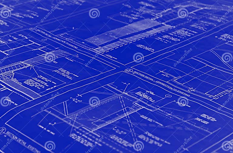 Blueprints stock photo. Image of draft, architect, blue - 1914430