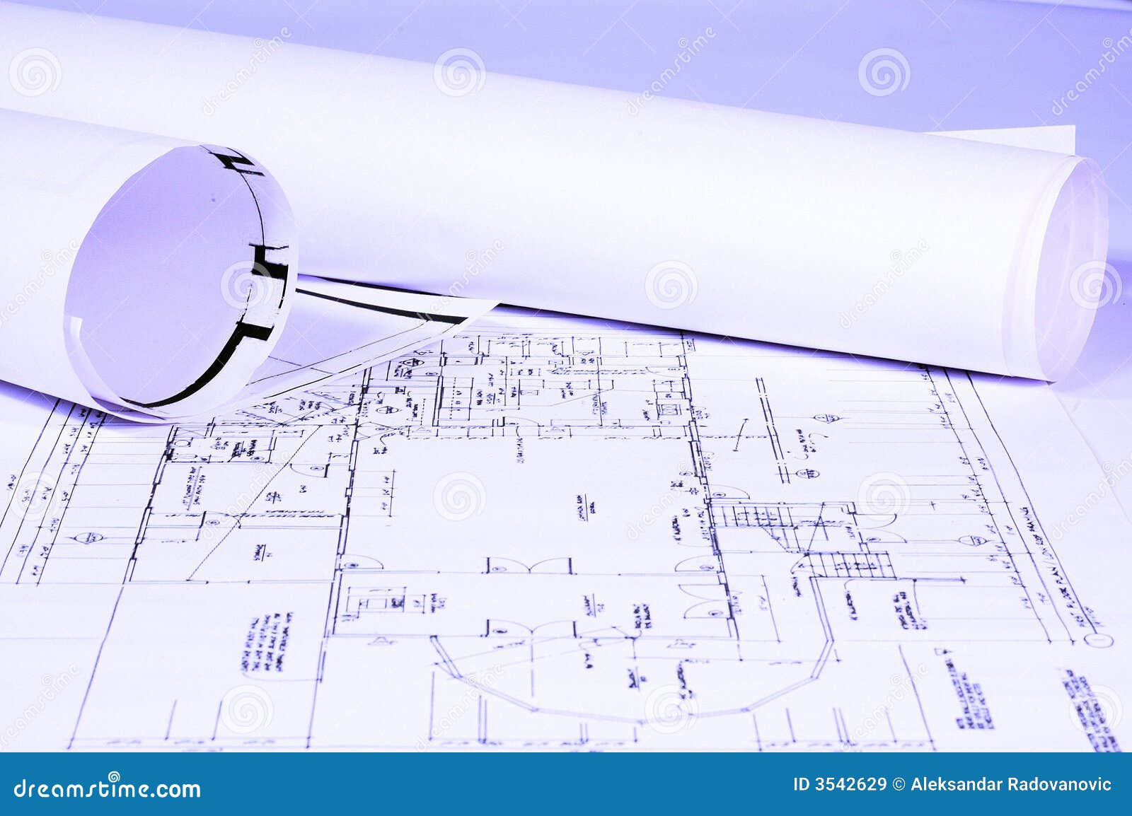 Blueprints stock image. Image of plan, plans, builder - 3542629