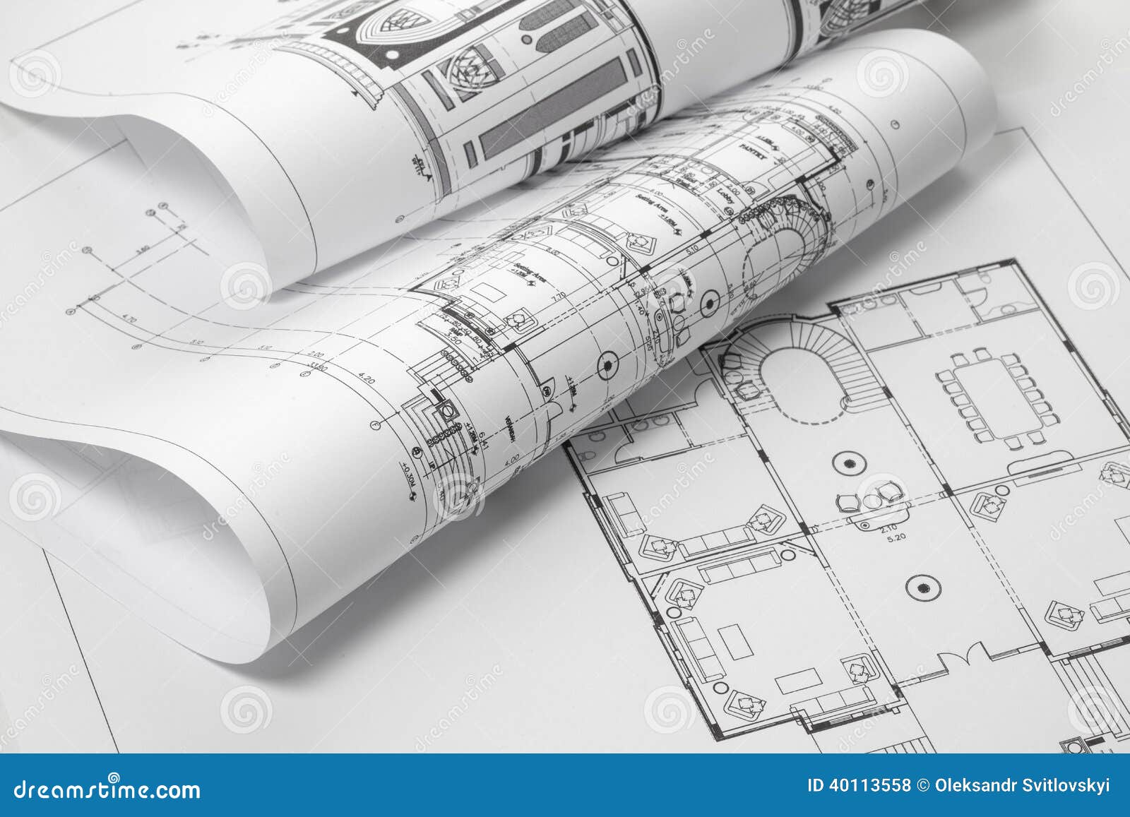 Blueprints stock photo. Image of construct, constructional - 40113558