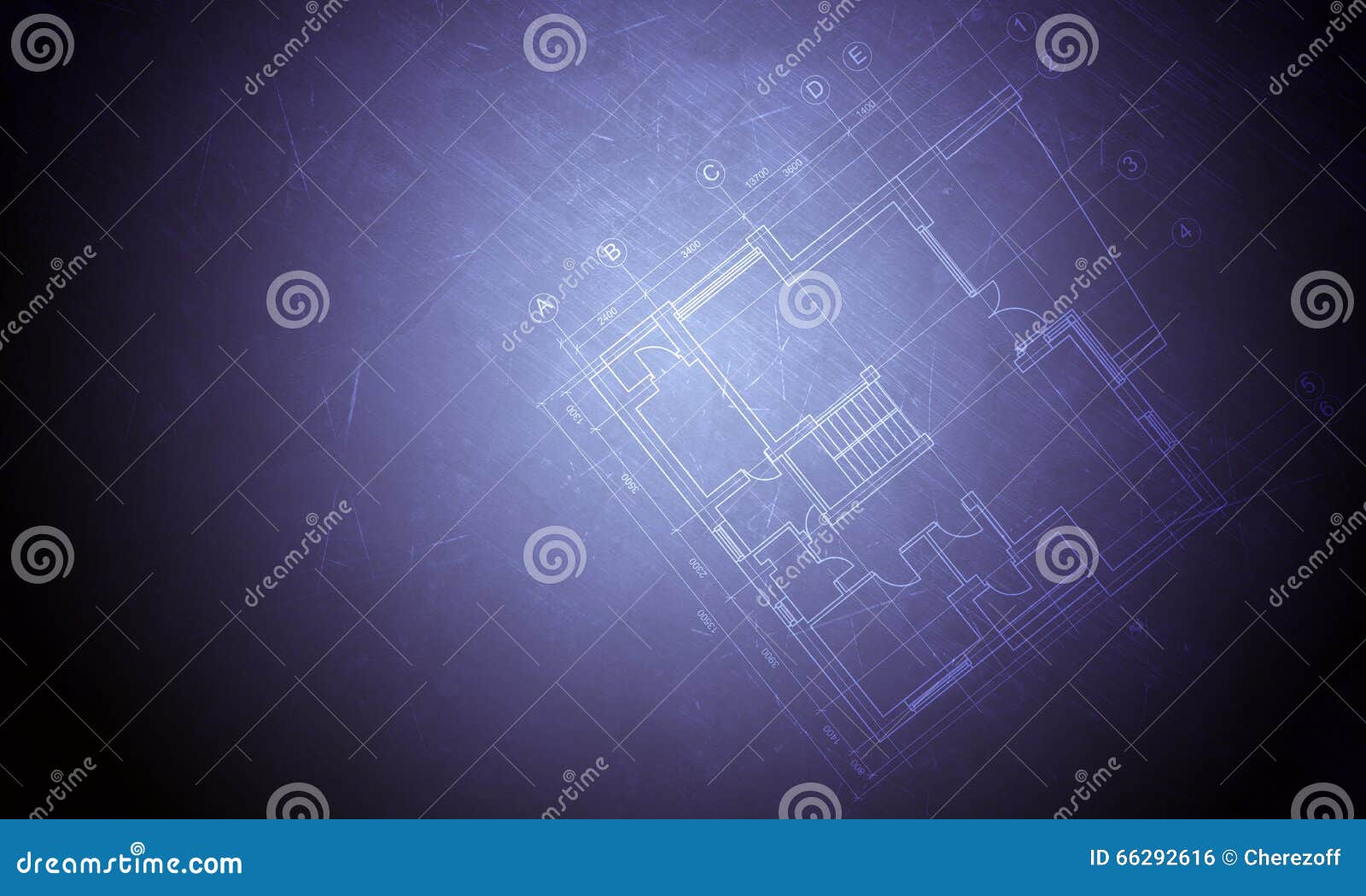 Blueprints dark blue stock photo. Image of structure - 66292616