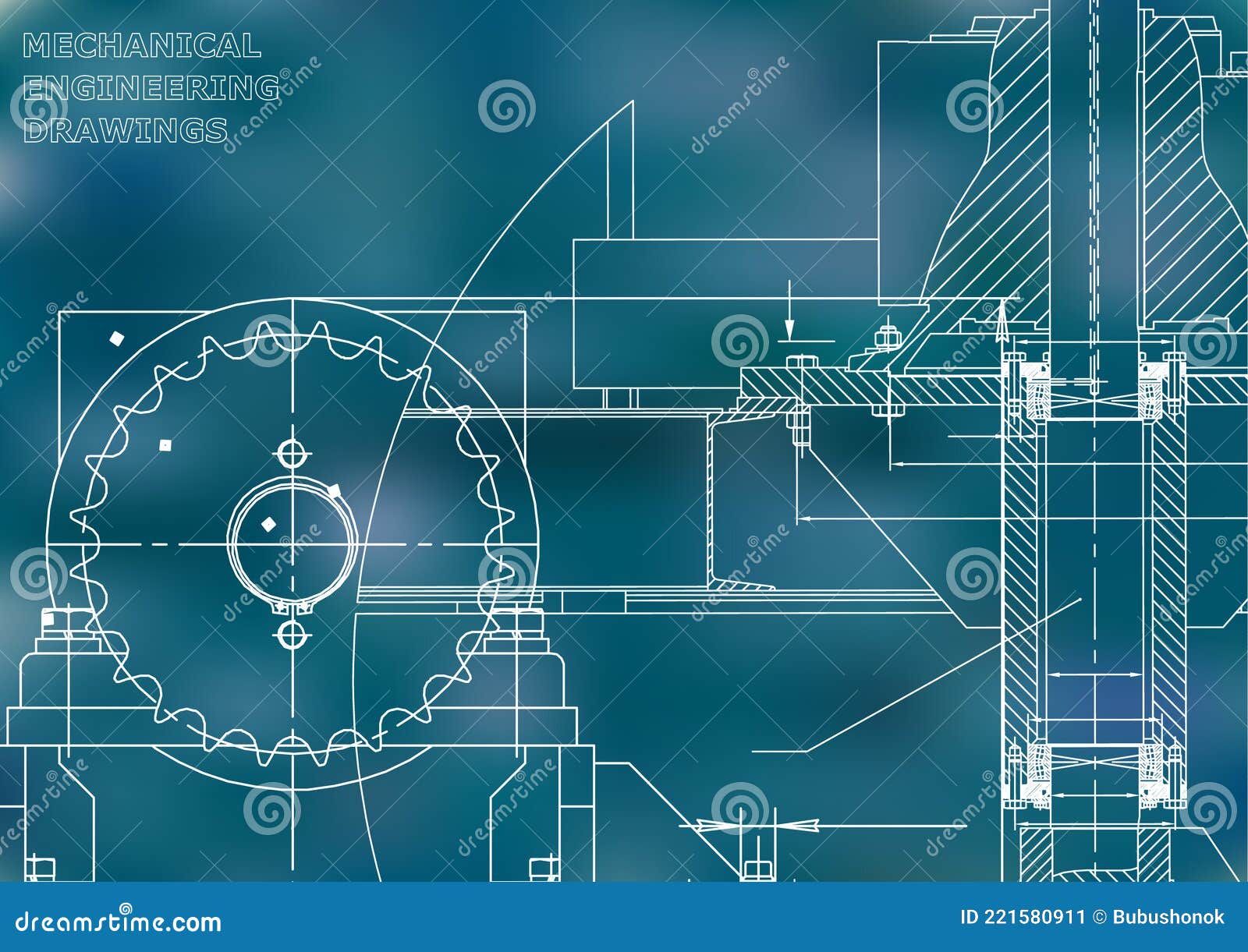 Blueprints. Engineering Backgrounds Stock Illustration - Illustration ...