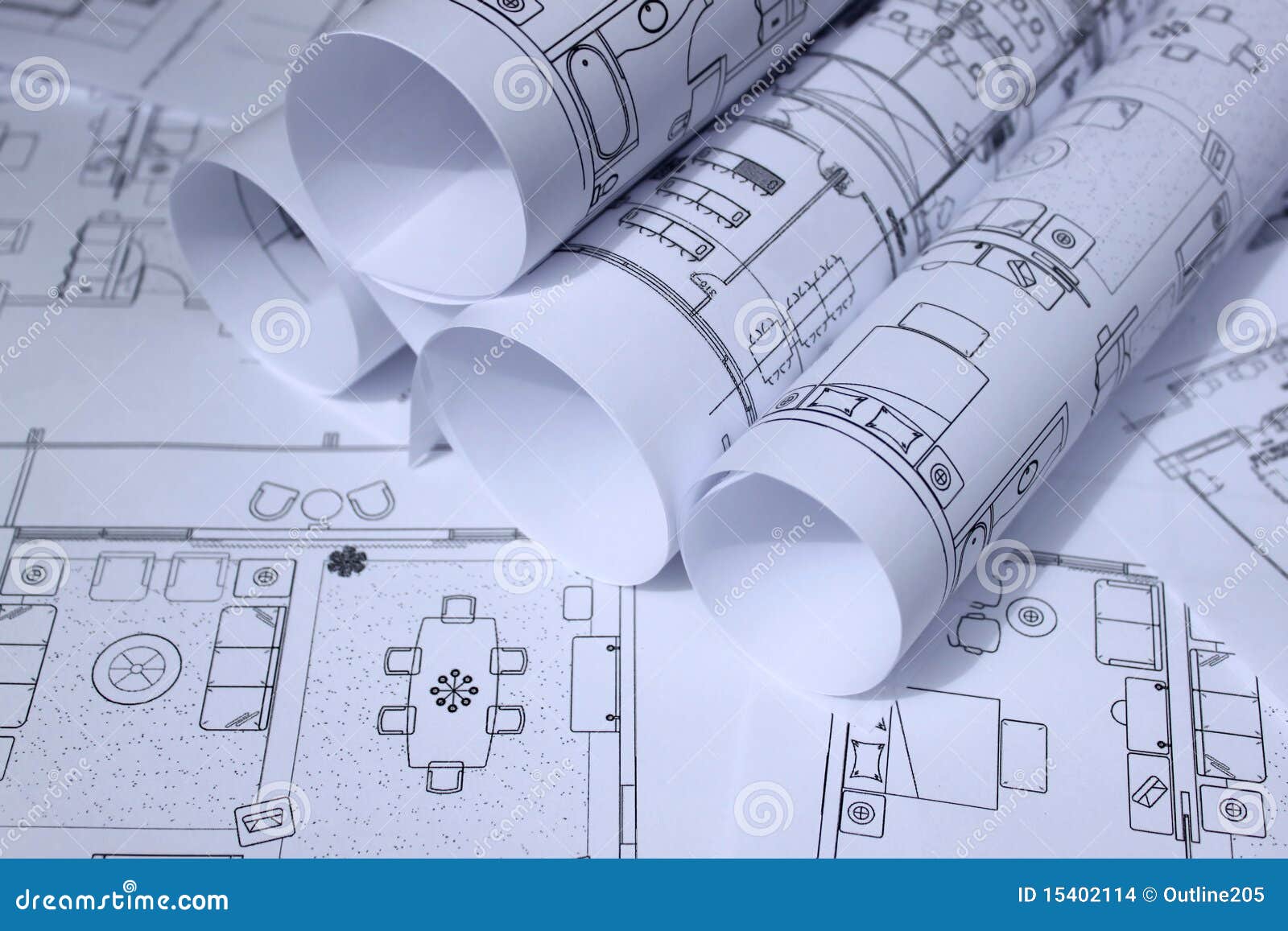 Blueprints Royalty-Free Stock Photography | CartoonDealer.com #40011401