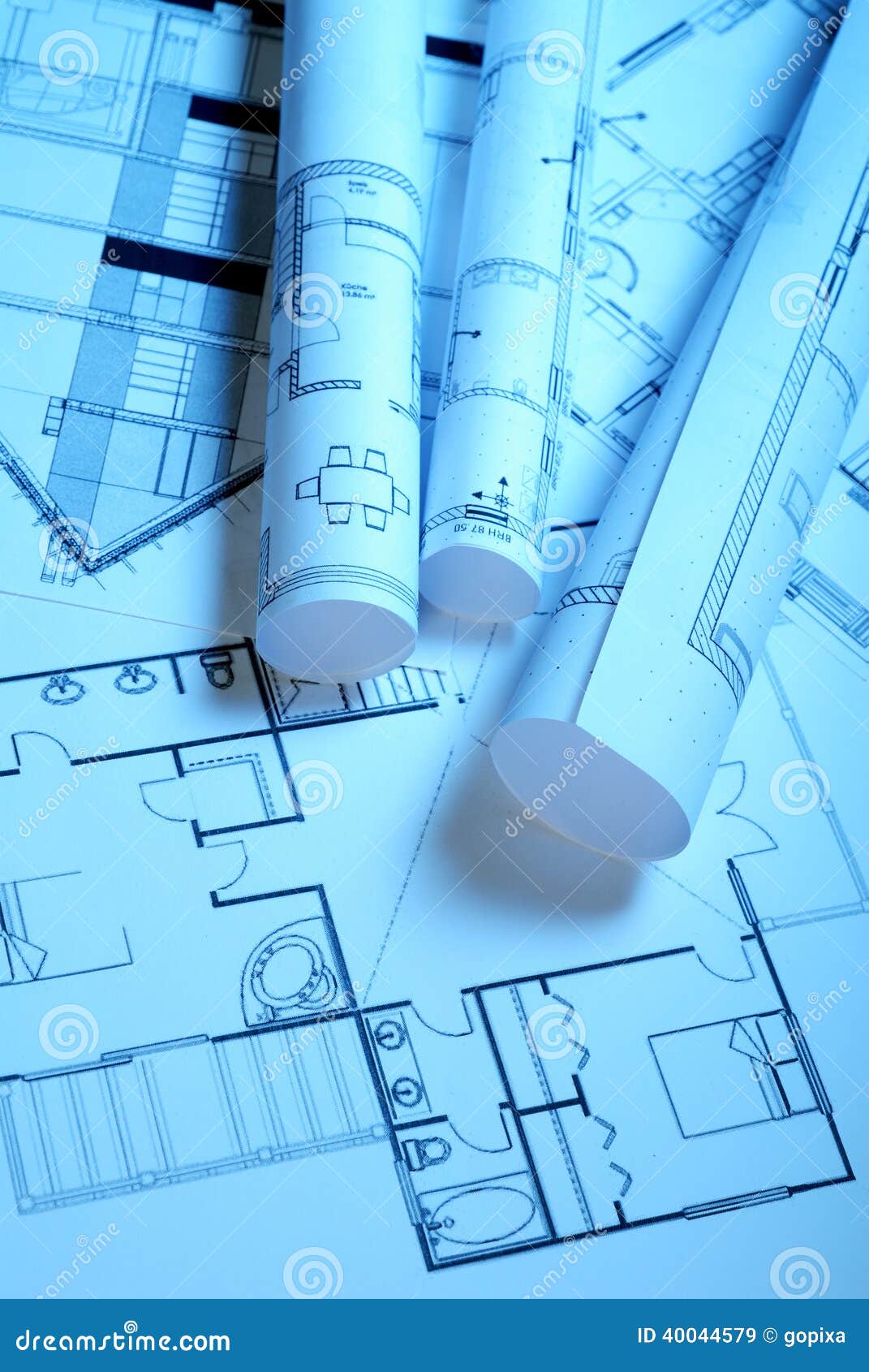 Blueprints stock image. Image of sketch, light, blueprint - 40044579