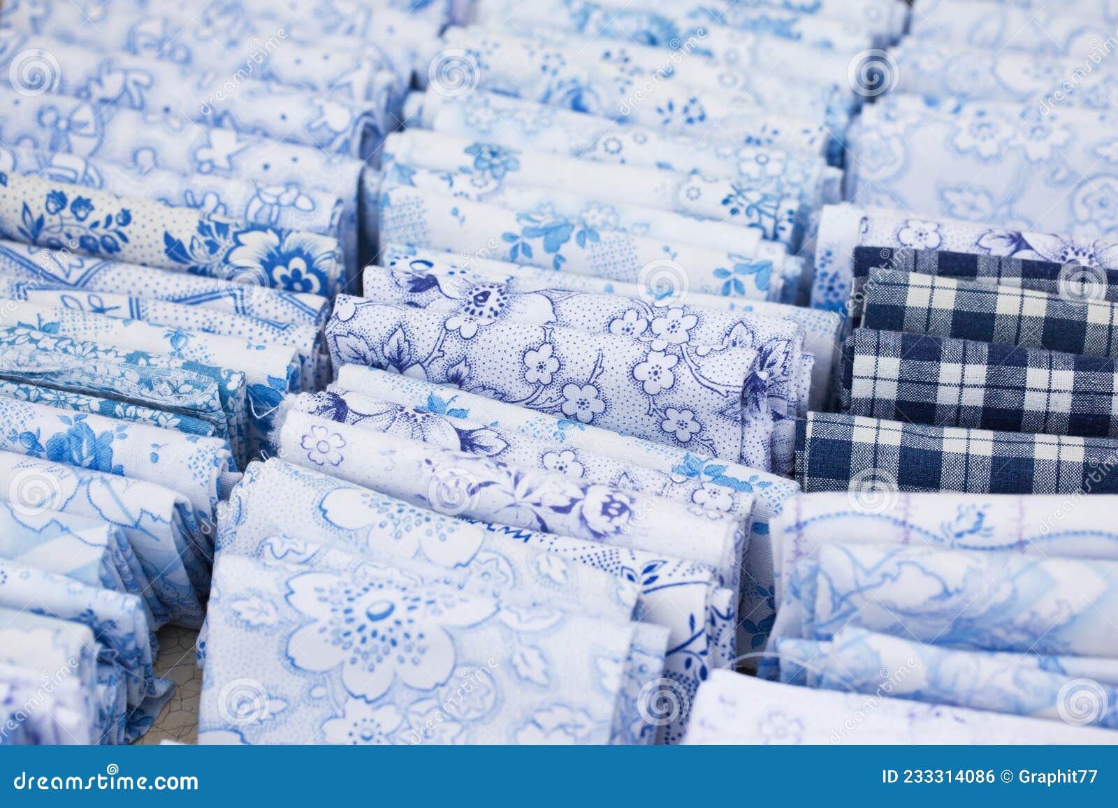 Blueprints - Textile Prints on Linen Made Using the Blueprint Process ...