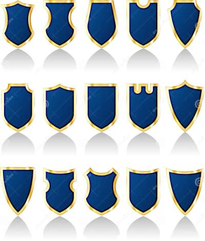 Blueshields stock vector. Illustration of custom, drawing - 4870709