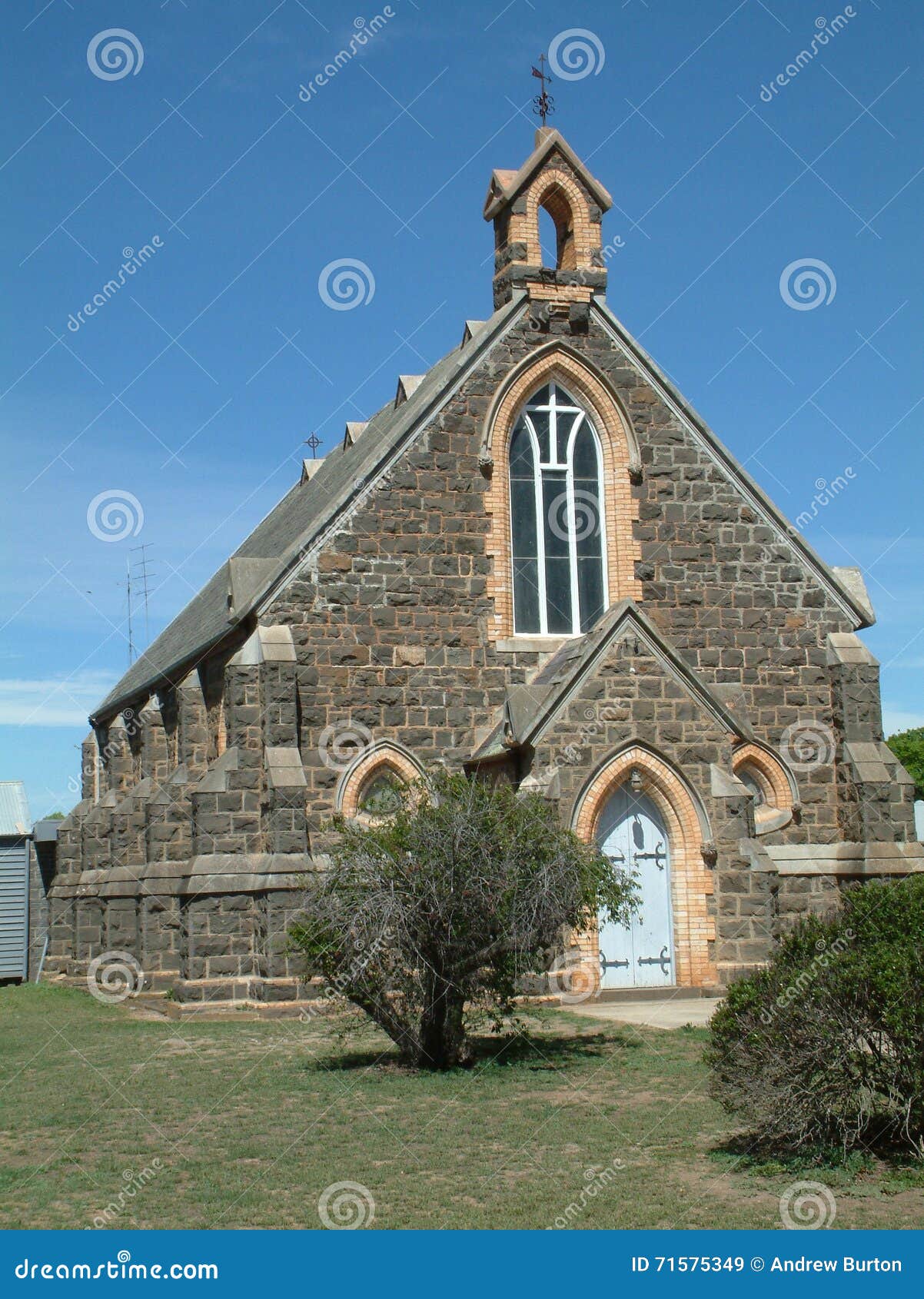 Bluestone Church - Victorian Gold Fields Editorial Stock Image - Image ...