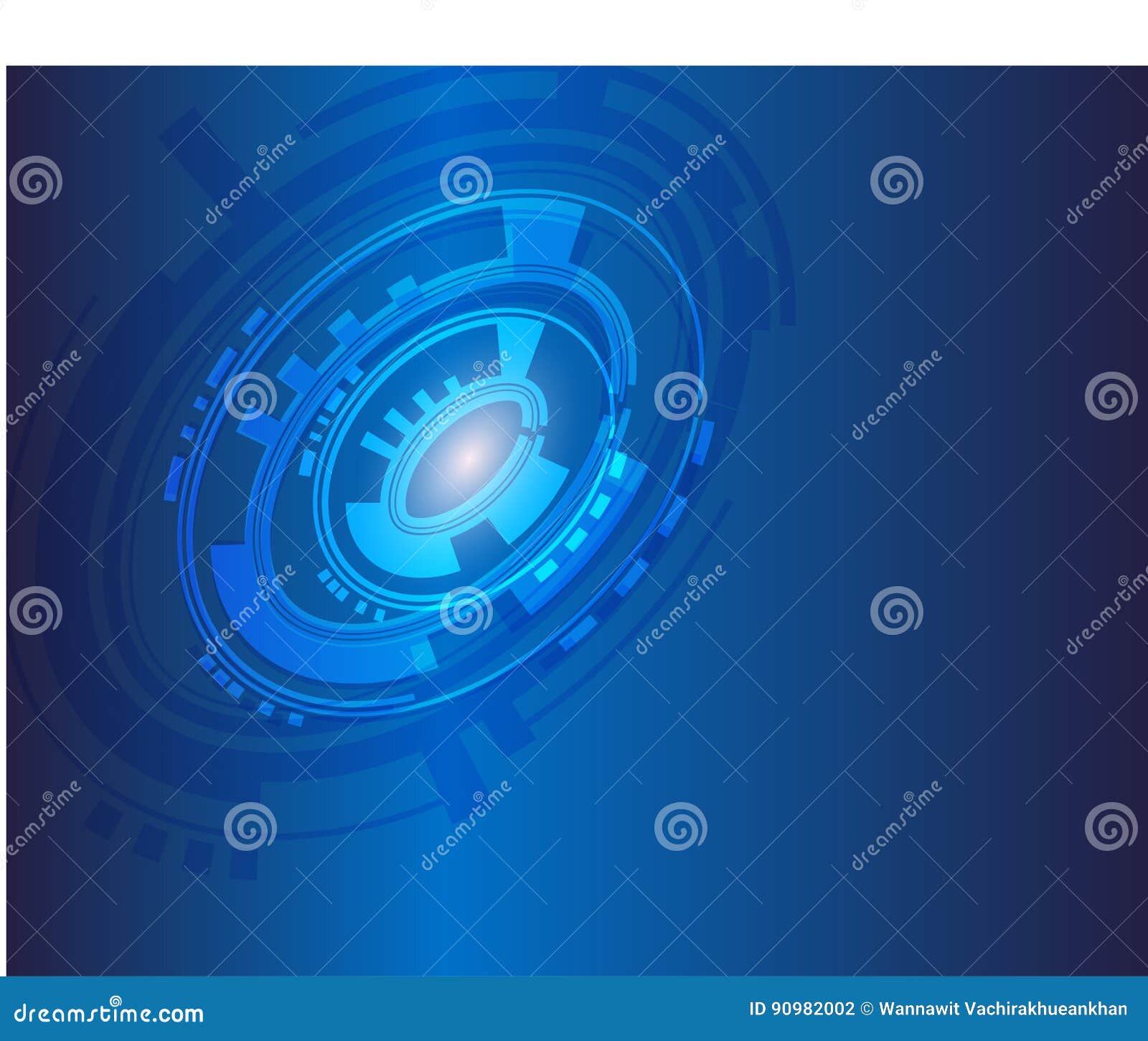 BlueTechnology Background stock vector. Illustration of light - 90982002
