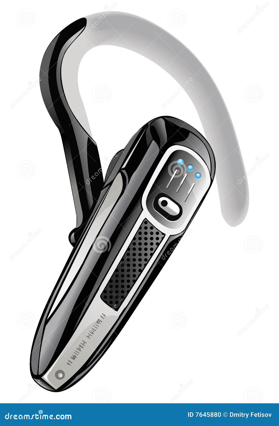 Bluetooth stock vector. Illustration of digital, comfortable - 7645880