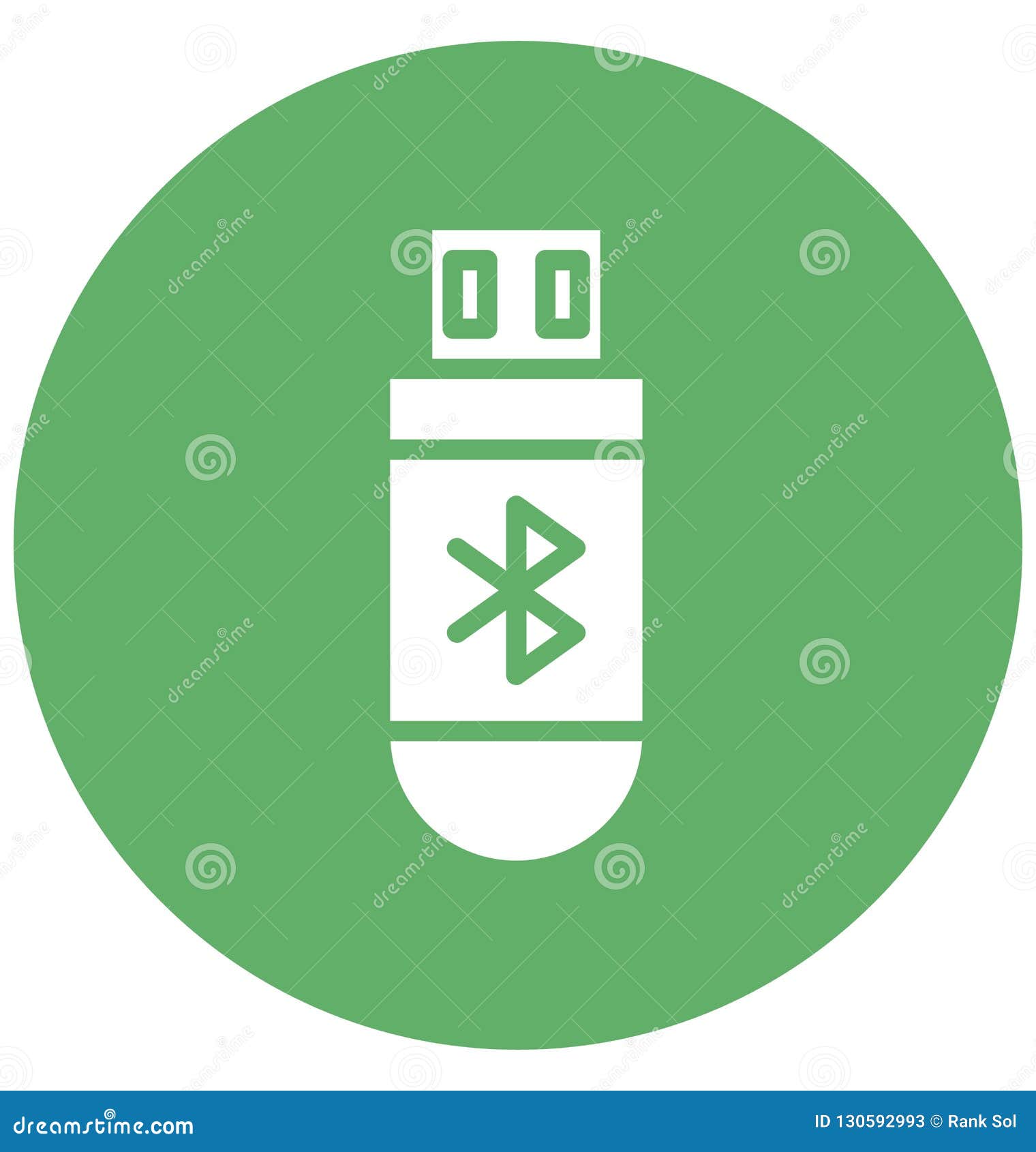 Bluetooth Adapter, Bluetooth Device Isolated Vector Icon that Can Be ...