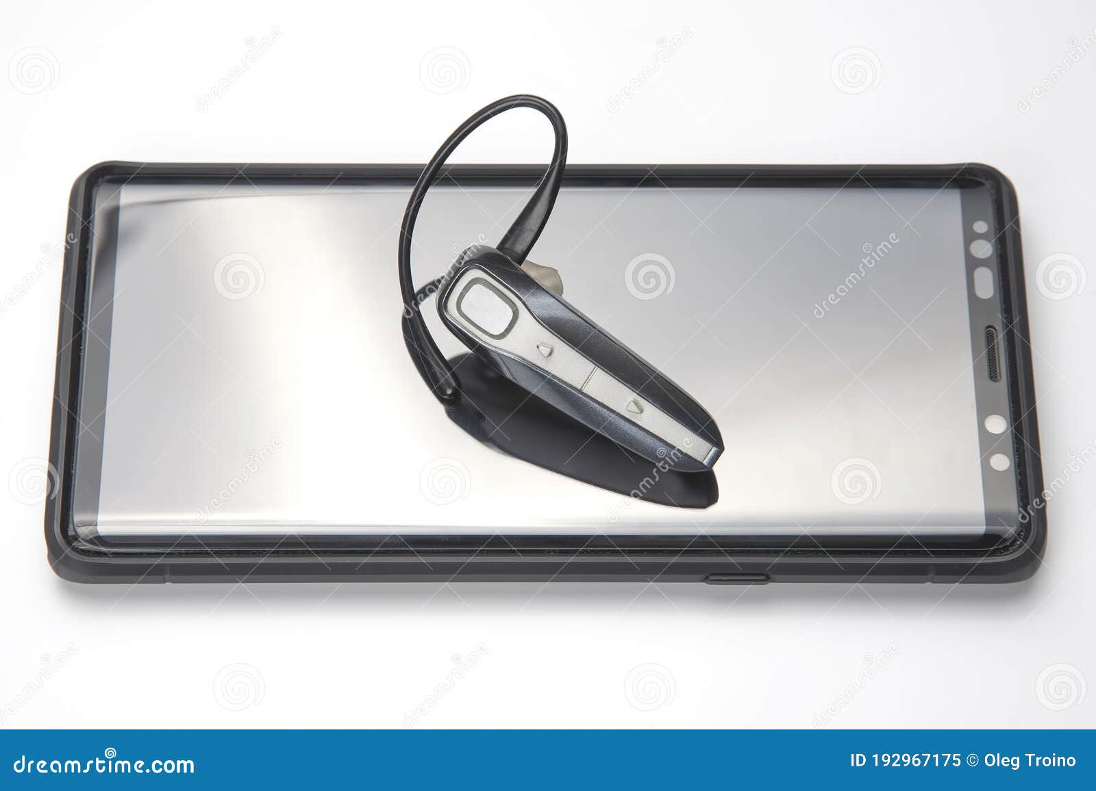 Bluetooth Close Up with a Mobile Phone. Digital Technology of Mobile ...