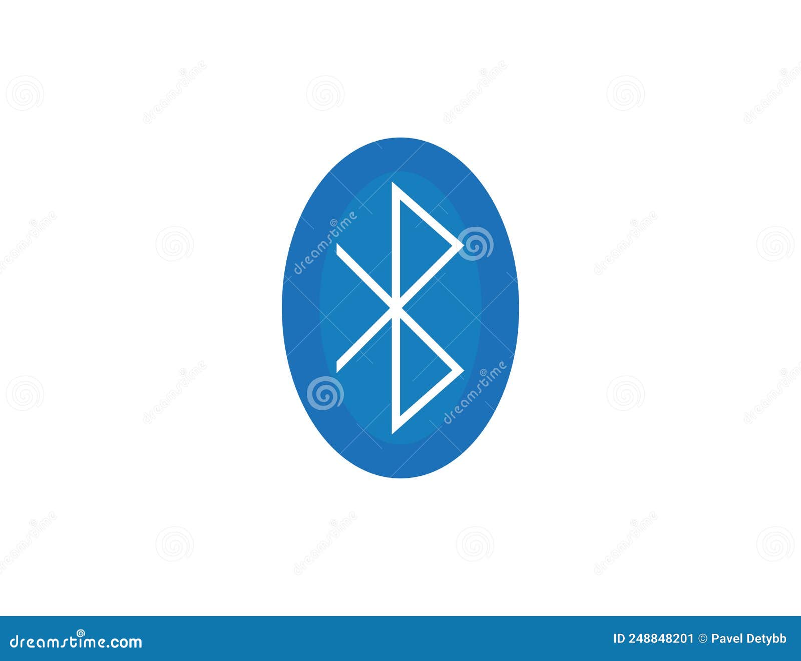 Bluetooth, Connection Icon. Vector Illustration. Stock Vector ...