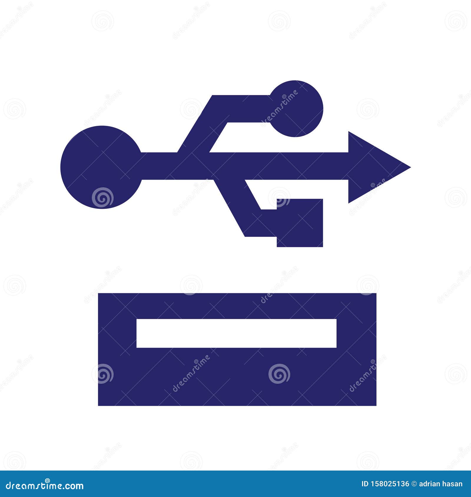 Bluetooth Connection Simpel-logopictogram Vector Isolatie Vector ...