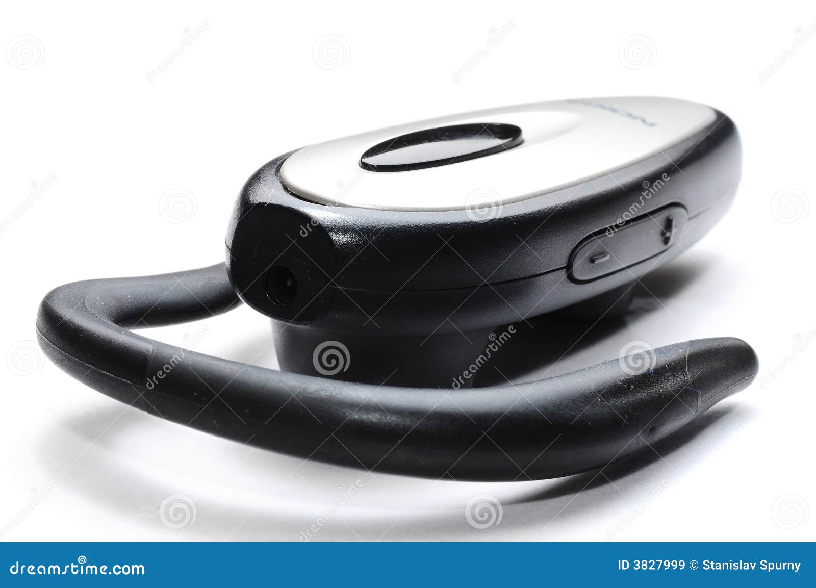 Bluetooth headset stock image. Image of handsfree, button - 3827999