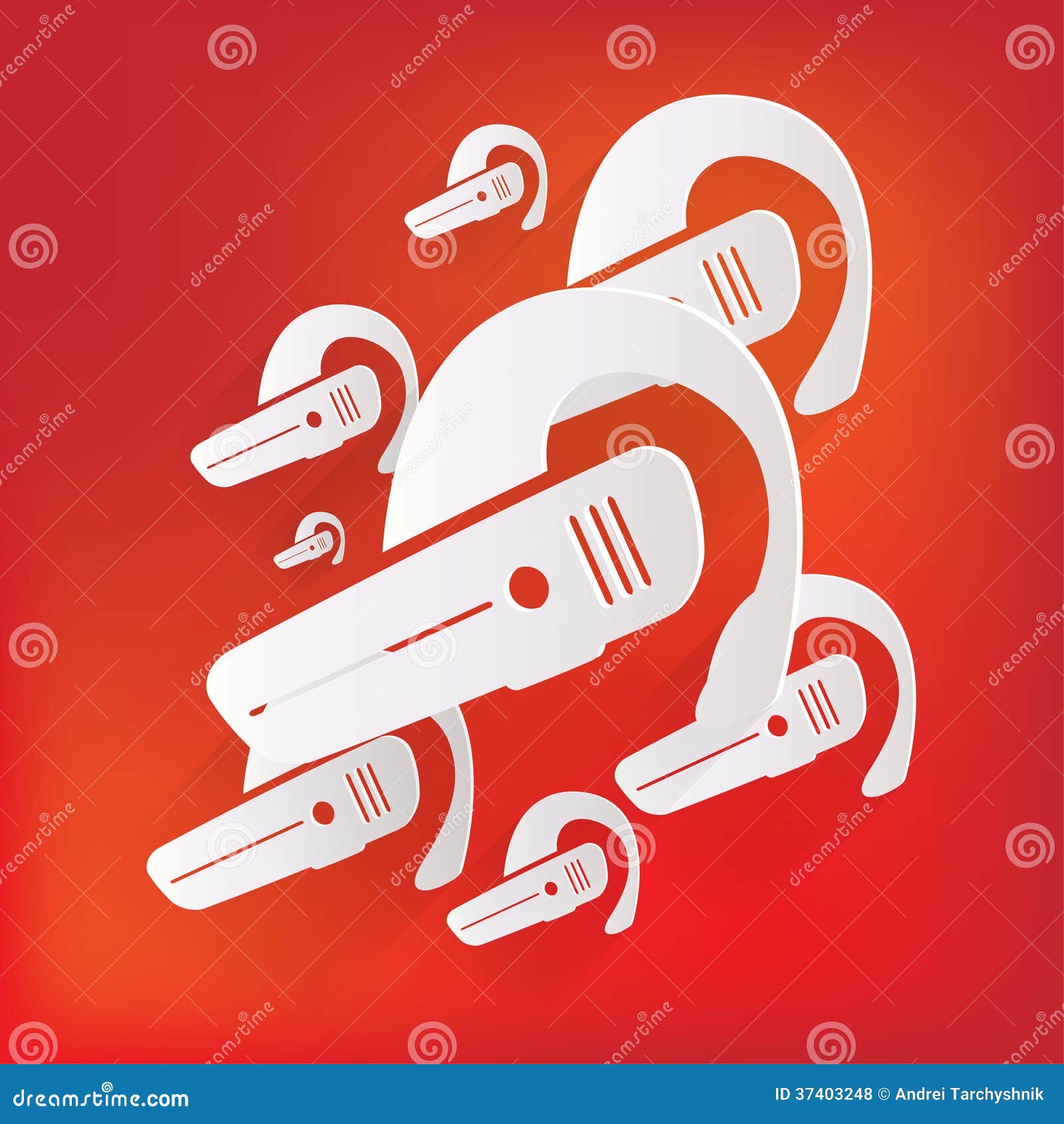 Bluetooth Headset Icon. Wireless Connection Stock Vector - Illustration ...