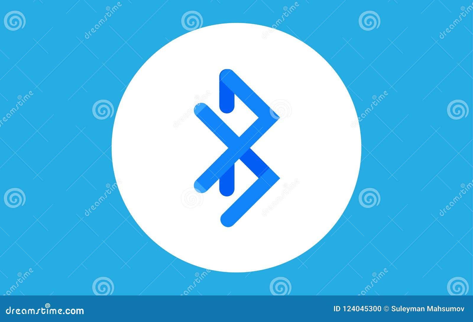 Bluetooth-het Symbool Van Het Pictogramteken Redactionele Afbeelding ...