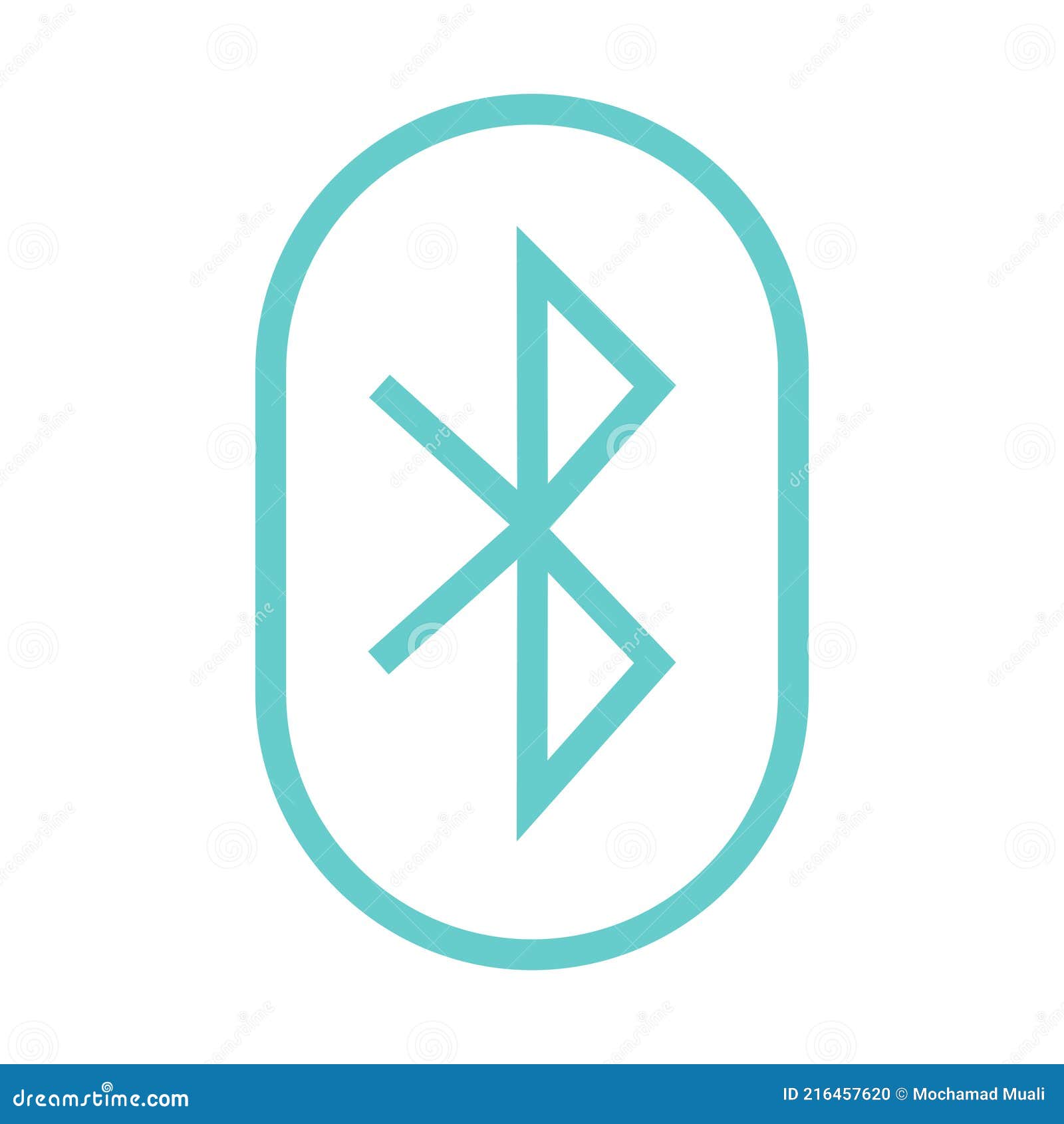 Bluetooth Icon Illustration Design Stock Vector - Illustration of ...