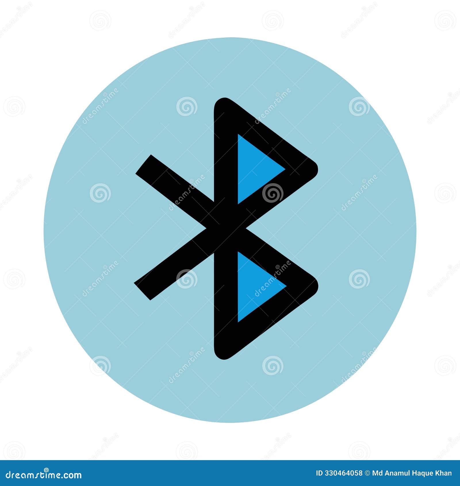 Bluetooth Icon Line Art Vector Stock Illustration - Illustration of ...