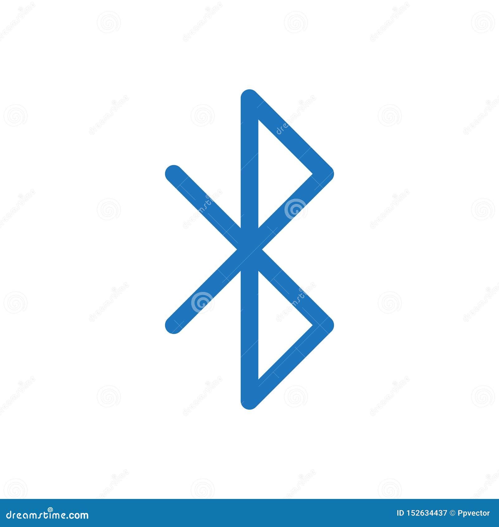 Bluetooth icon vector editorial photography. Illustration of bluetooth ...
