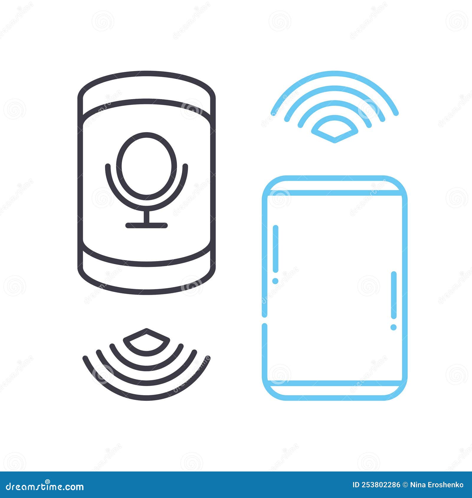 Bluetooth Line Icon, Outline Symbol, Vector Illustration, Concept Sign ...