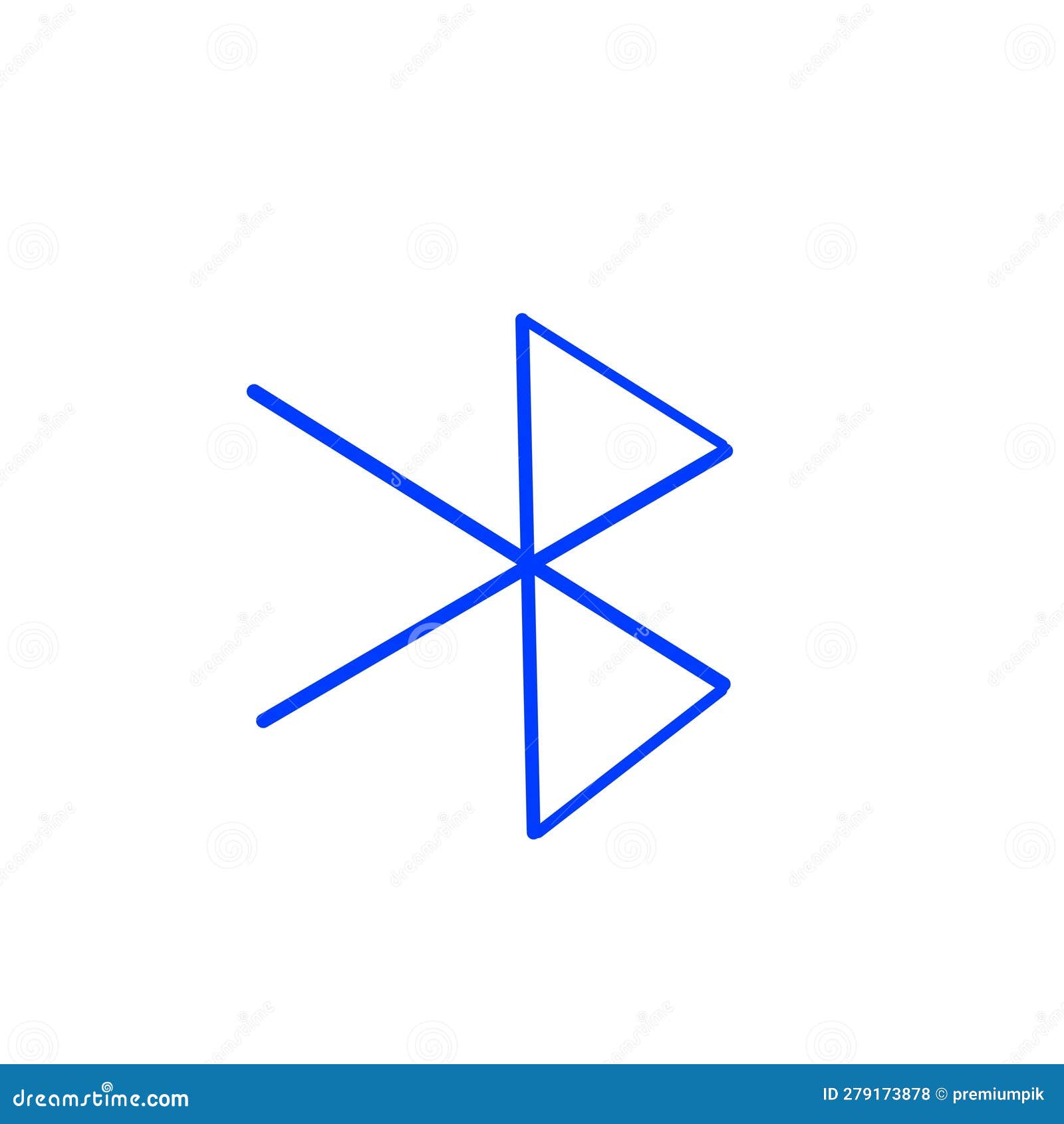 Bluetooth Logo Design Vector Editorial Stock Photo - Illustration of ...