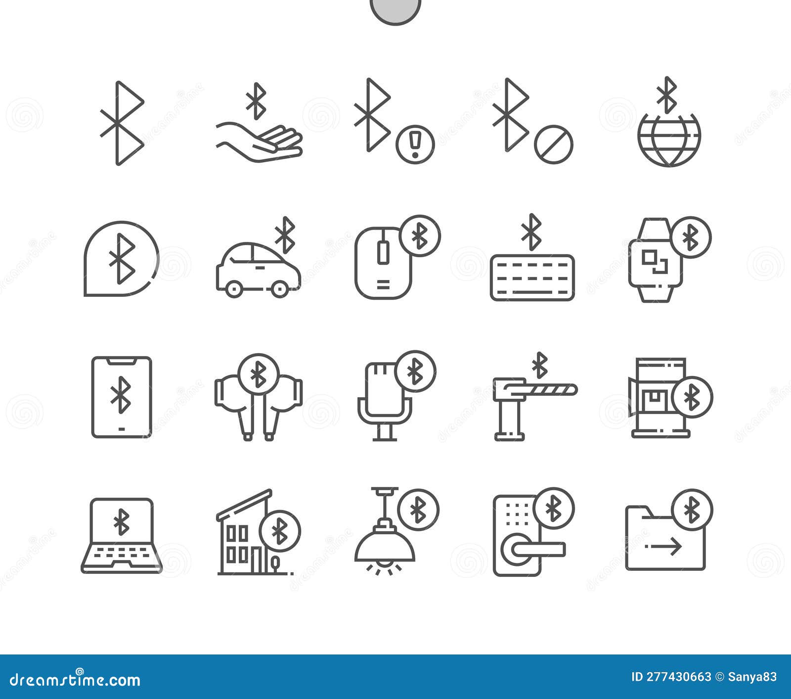 Bluetooth. Network Connection. Mobile Technology Stock Vector ...