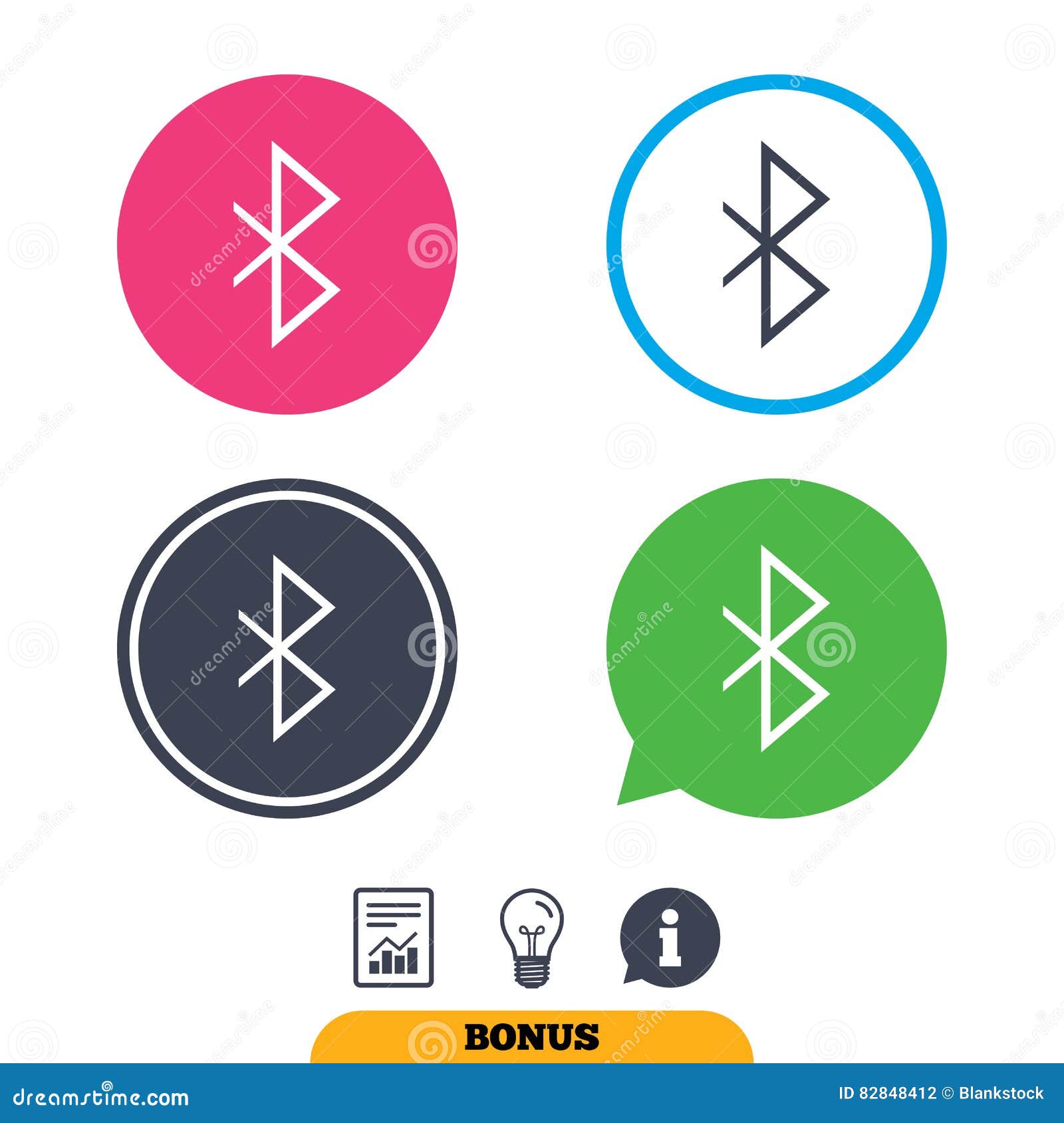 Bluetooth Sign Icon. Mobile Network Symbol Editorial Photography ...