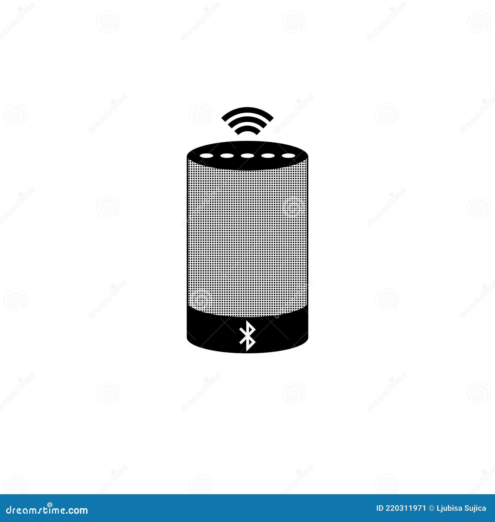 Bluetooth Speaker Icon Isolated on White Background Editorial Photo ...