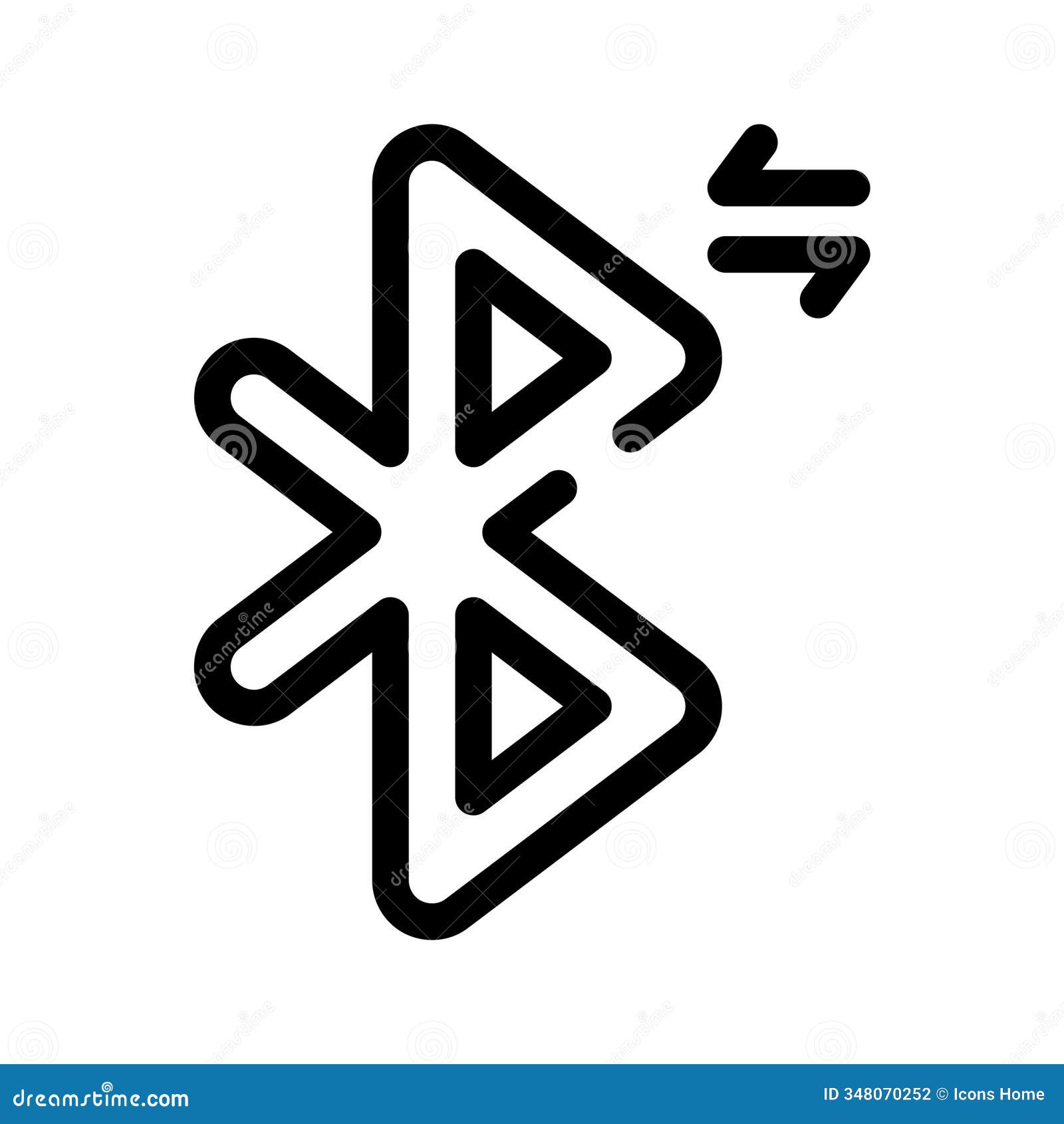 A Bluetooth Symbol Representing Wireless Connectivity Stock ...