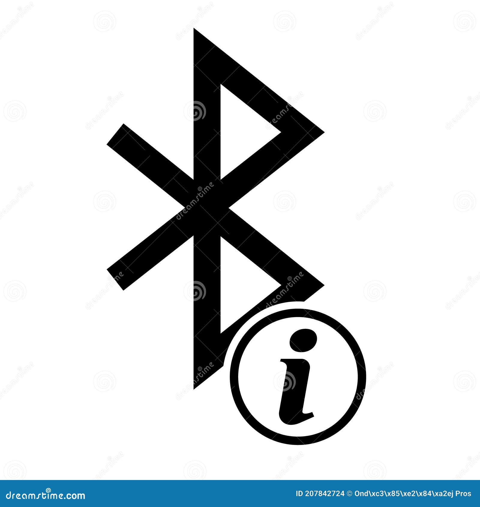 Bluetooth Technology Icon, Network Connection Web Symbol, Sharing Data ...
