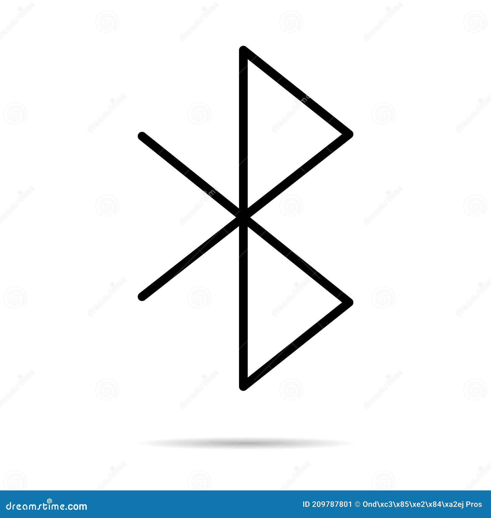 Bluetooth Technology Icon, Network Connection Web Symbol, Sharing Data ...