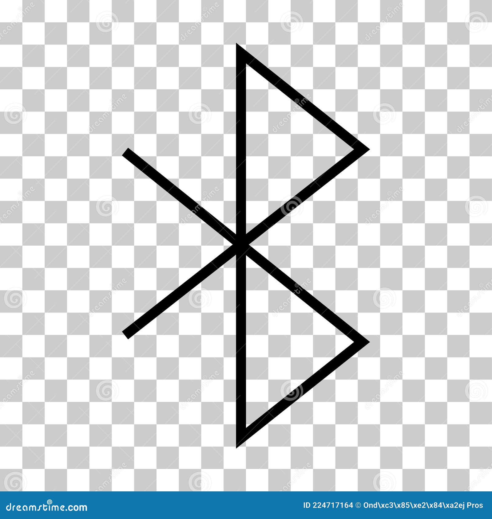 Bluetooth Technology Icon. Wireless Connection Of Devices Illustration ...
