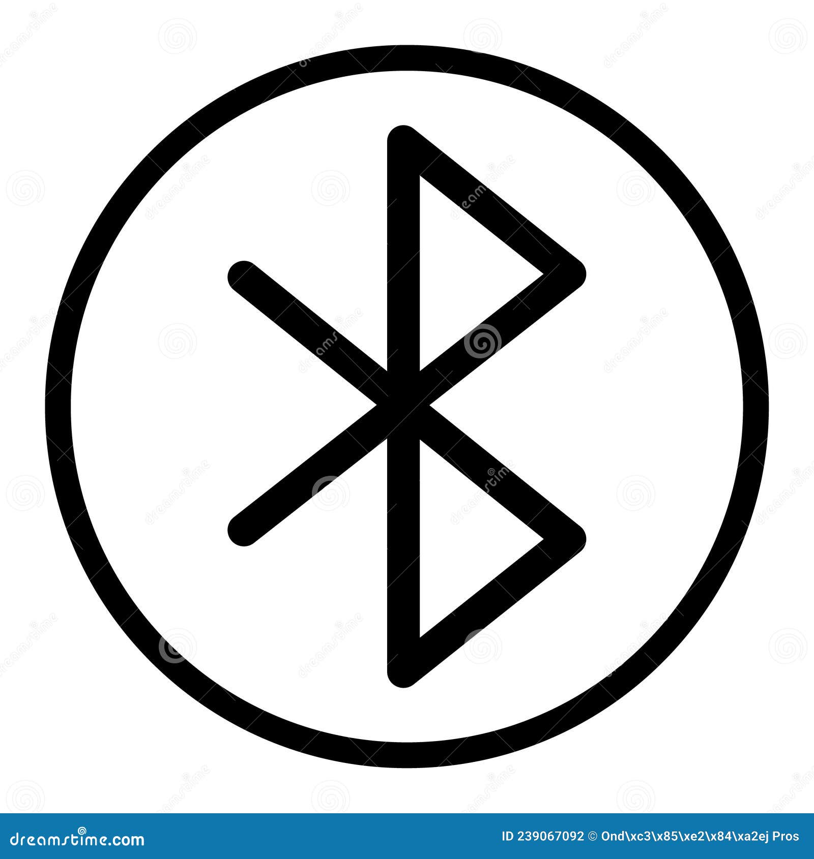 Bluetooth Technology Icon, Network Connection Web Symbol, Sharing Data ...