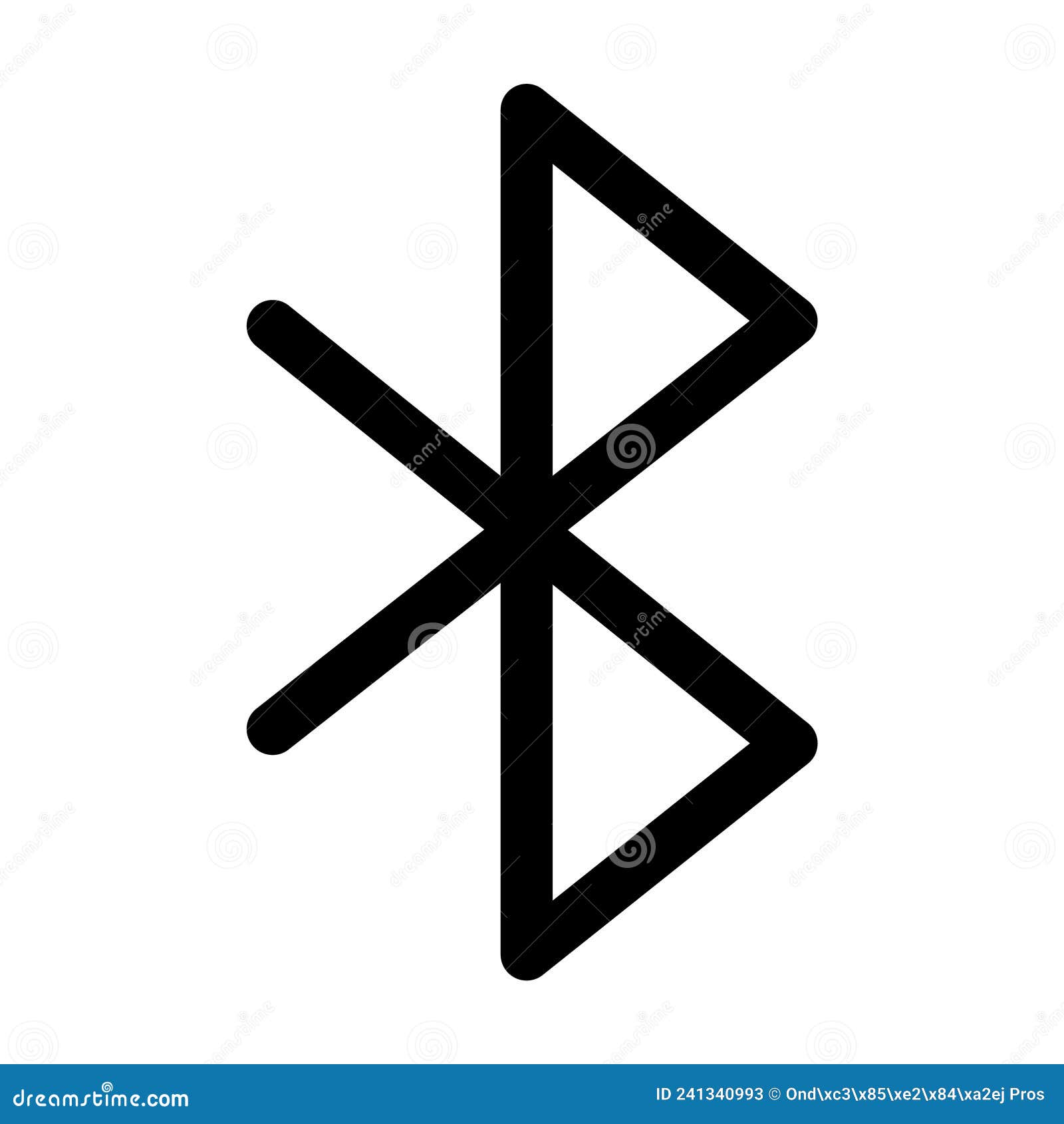 Bluetooth Technology Icon, Network Connection Web Symbol, Sharing Data ...