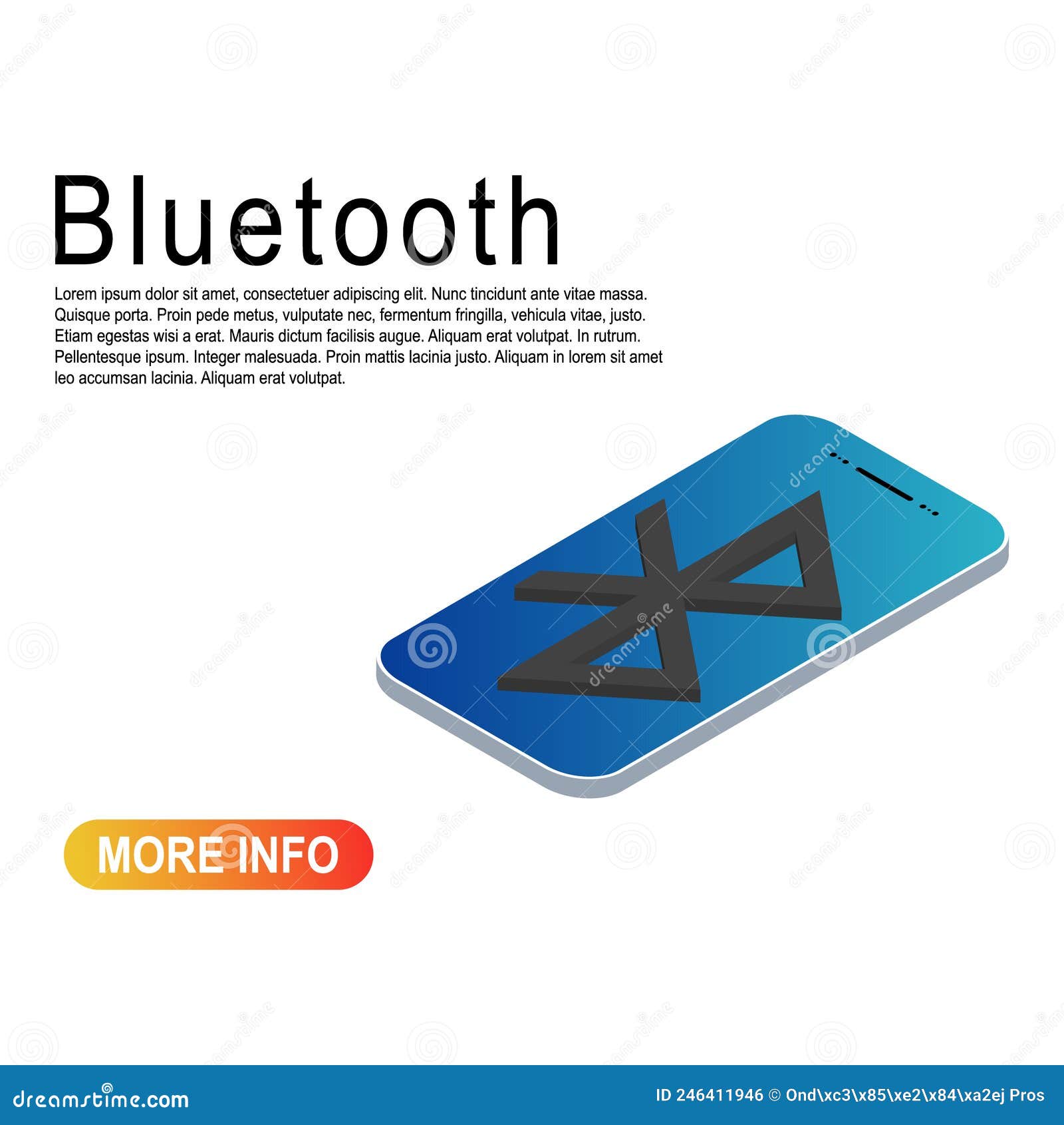 Bluetooth Technology Icon, Network Connection Web Symbol, Sharing Data ...