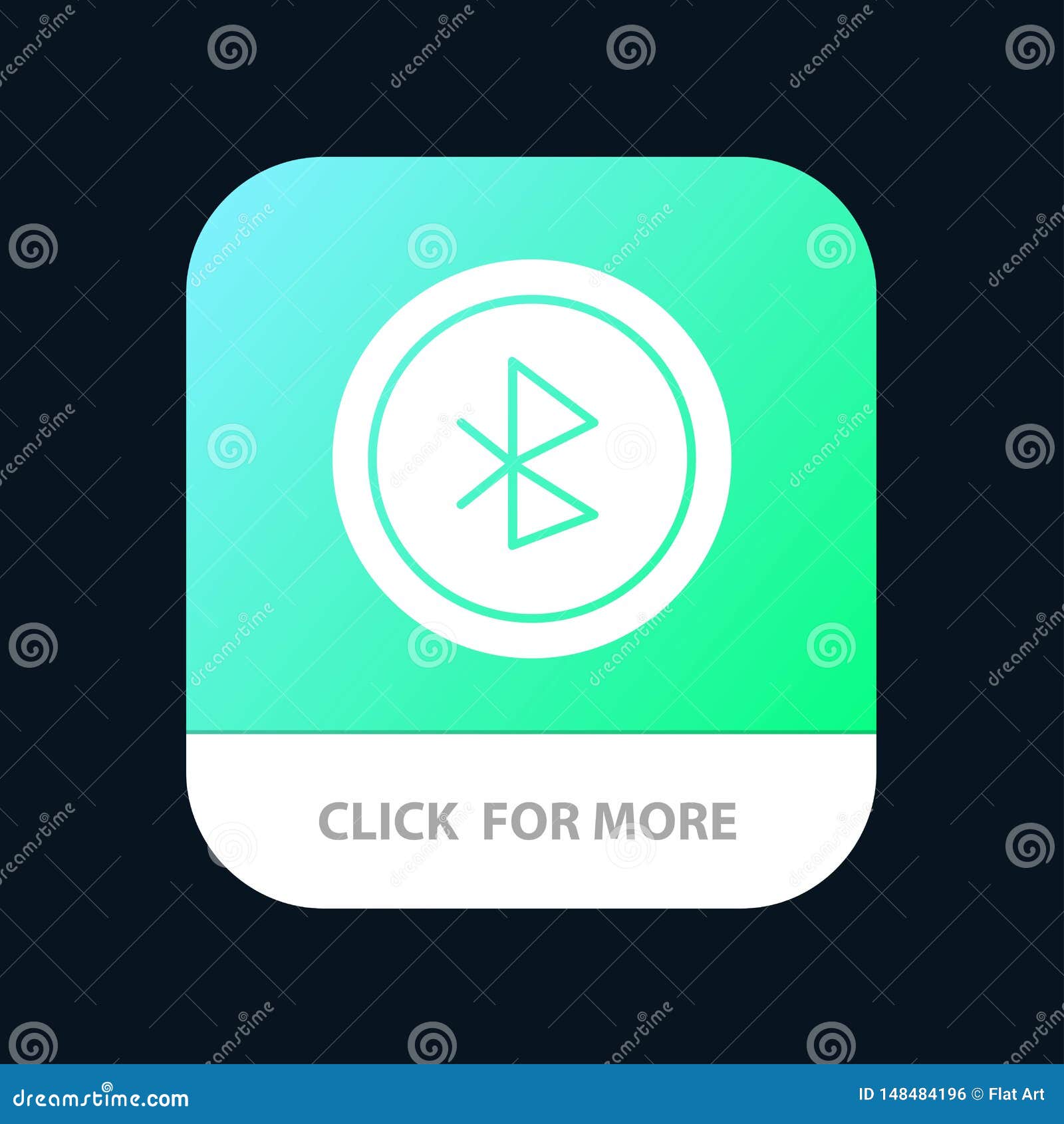 Bluetooth, Ui, User Interface Mobile App Button. Android and IOS Glyph Version Editorial Photo ...