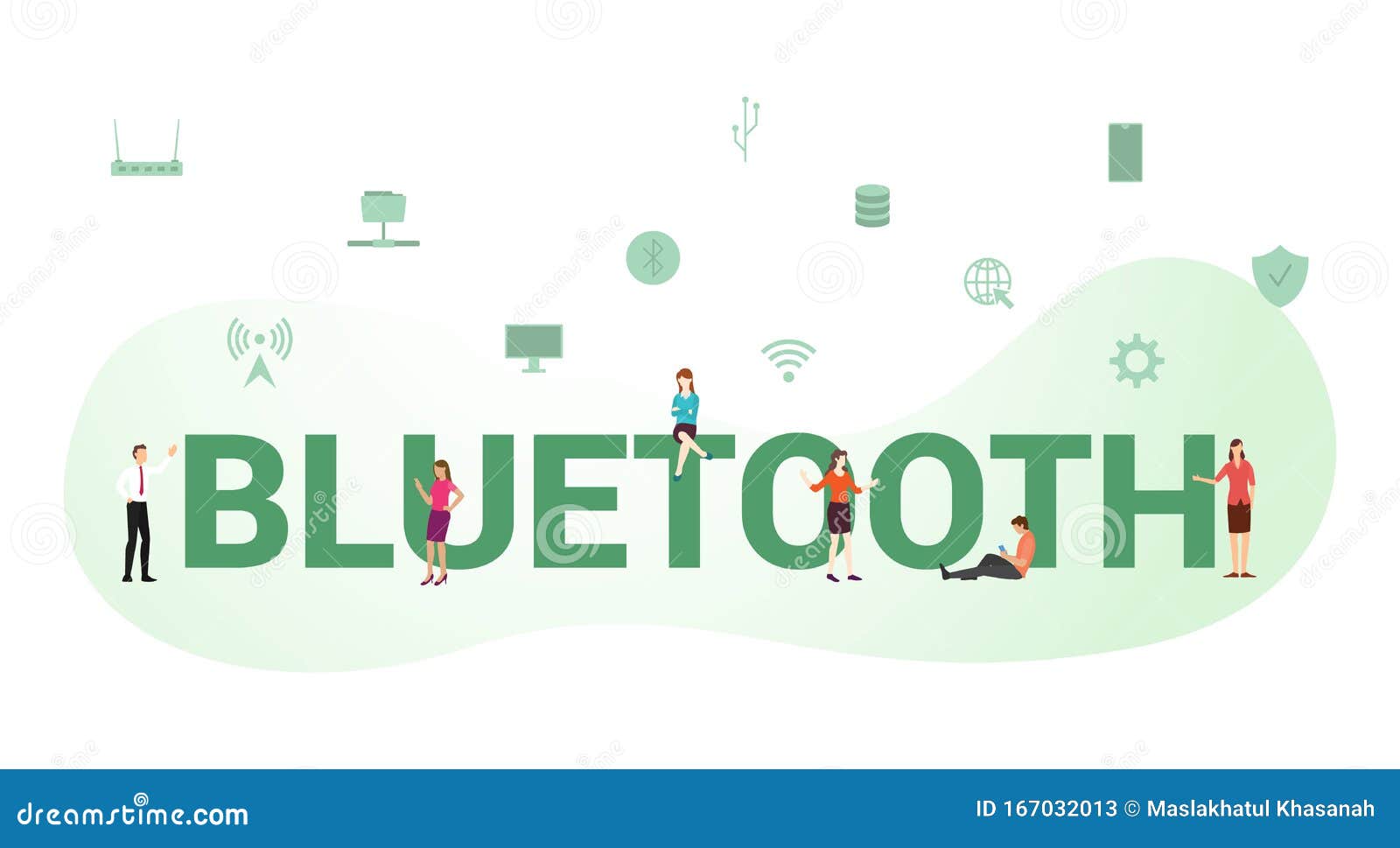 Wireless Technology Isometric Infographic Flowchart Poster Cartoon ...