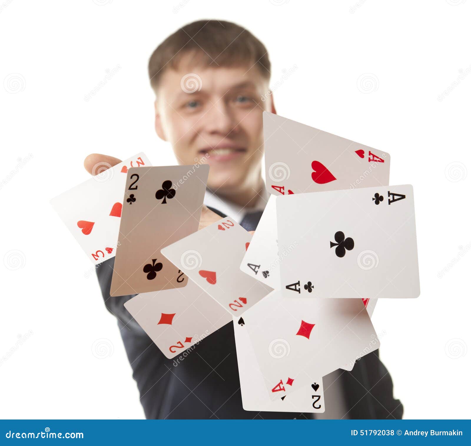Bluff stock photo. Image of royal, card, recreation, caucasian - 51792038