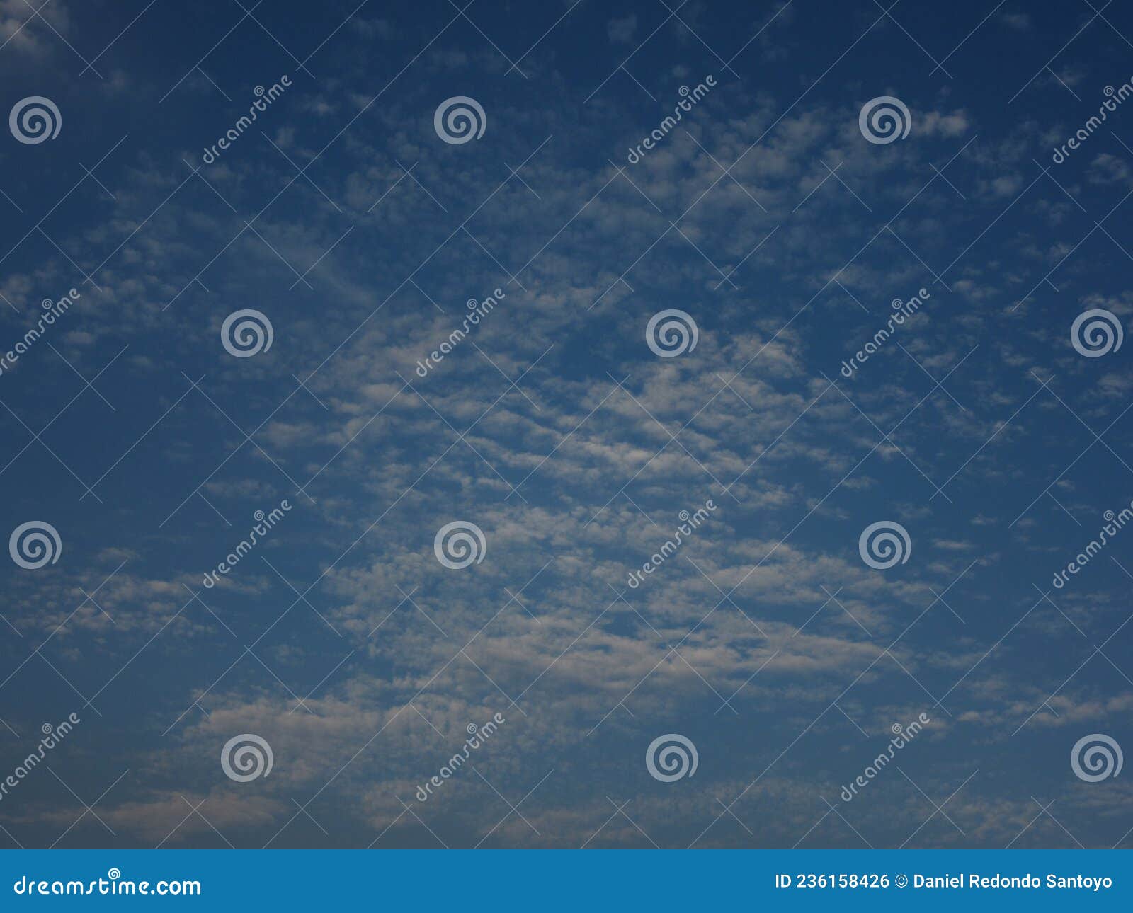 Bluish Sky with Clouds in Broad Daylight Stock Photo - Image of clouds ...