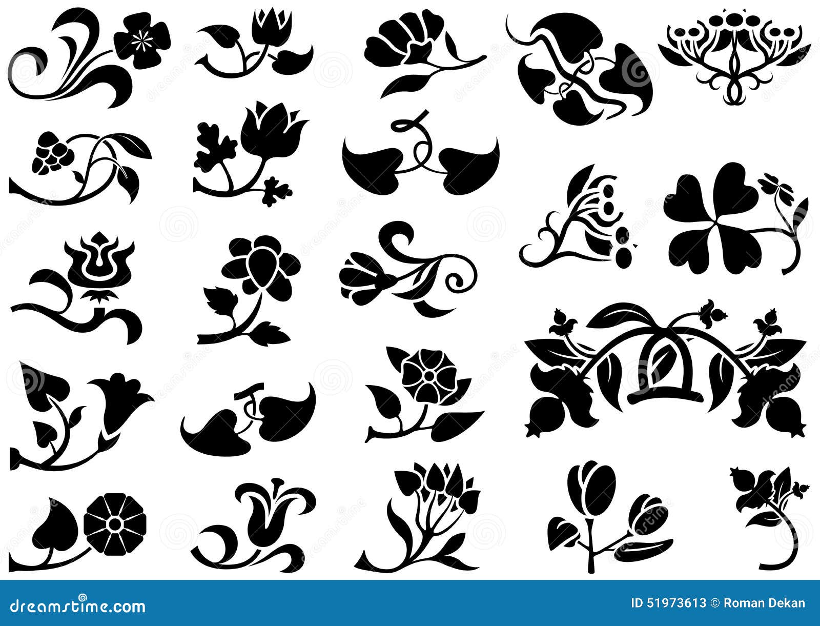 Blumen-Piktogramm vektor abbildung. Illustration von eleganz - 51973613