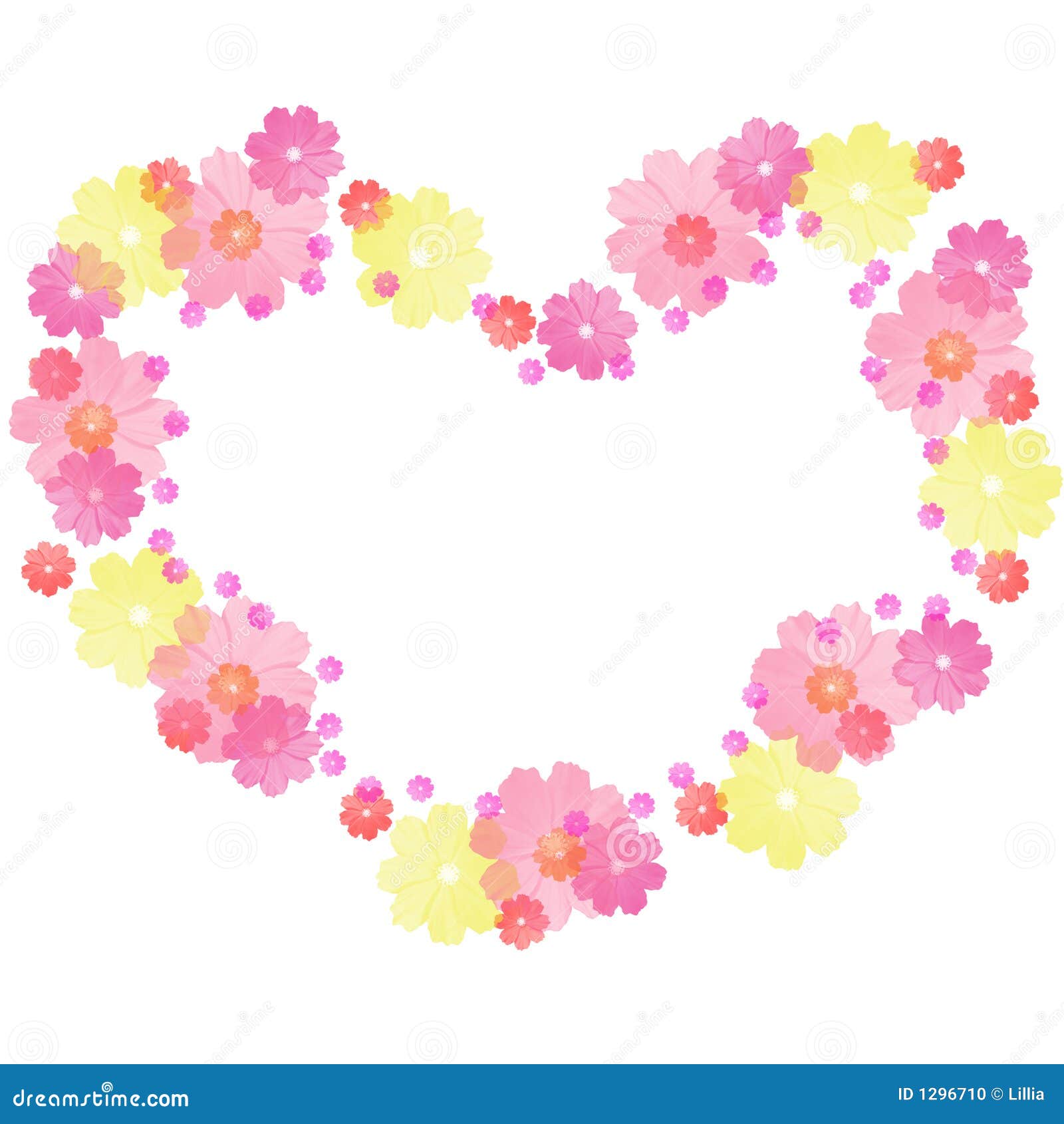 Blumenrahmen Bild. Bild: 1296710