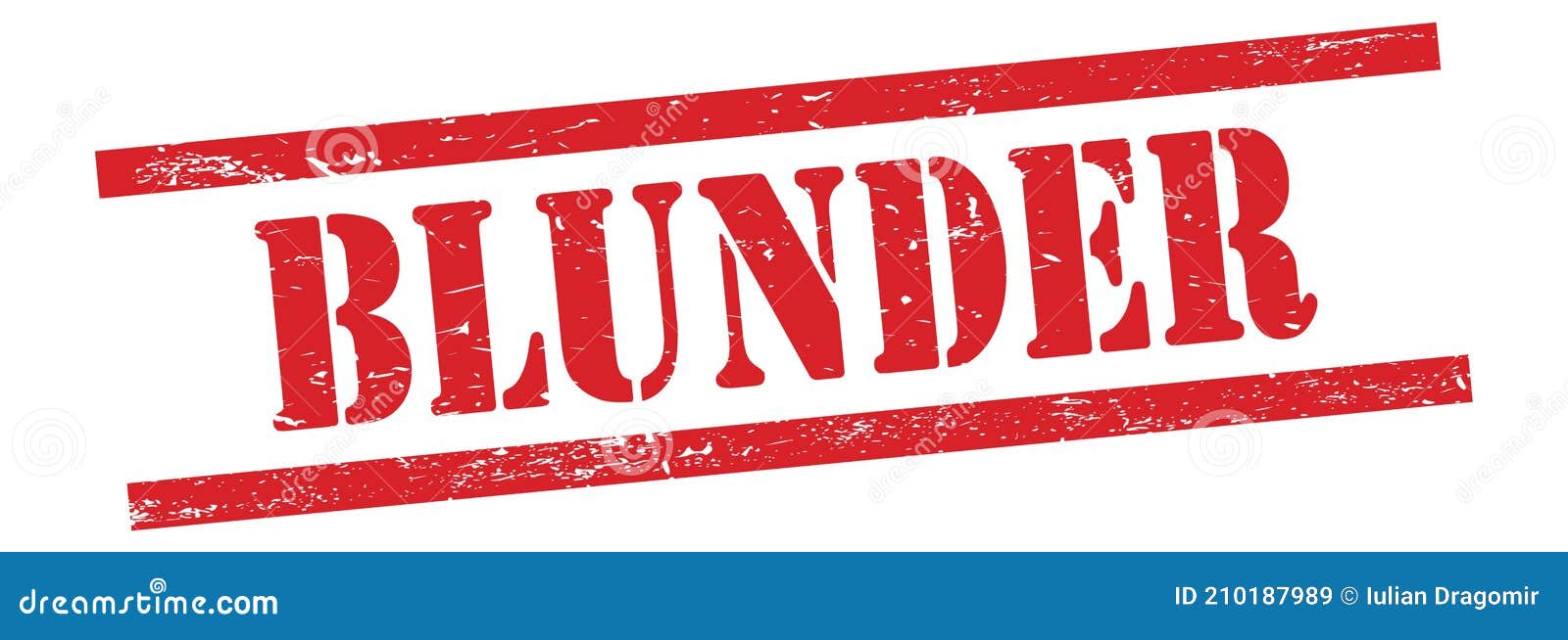 BLUNDER Text on Red Grungy Lines Stamp Stock Illustration ... BLUNDER Text on Red Grungy Lines Stamp Stock Illustration ...