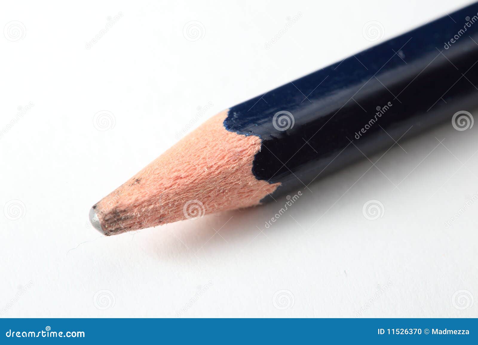 Blunt Pencil stock photo. Image of blue, work, white - 11526370