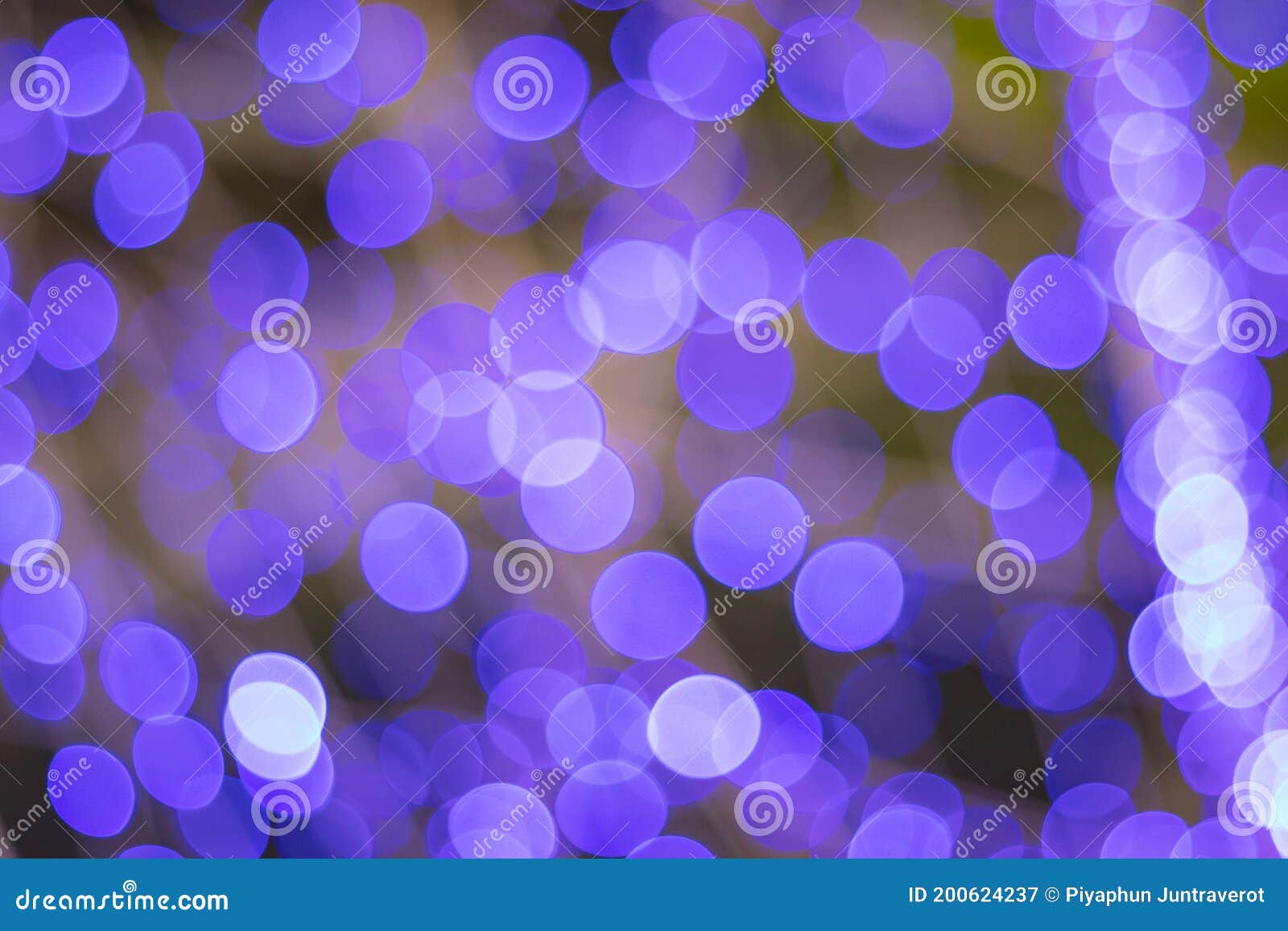 Blur - Abstract Bokeh Circle String Lights for Background Stock Image ...