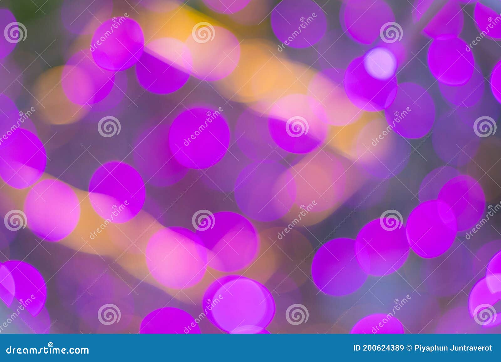 Blur - Abstract Bokeh Circle String Lights for Background Stock Image ...