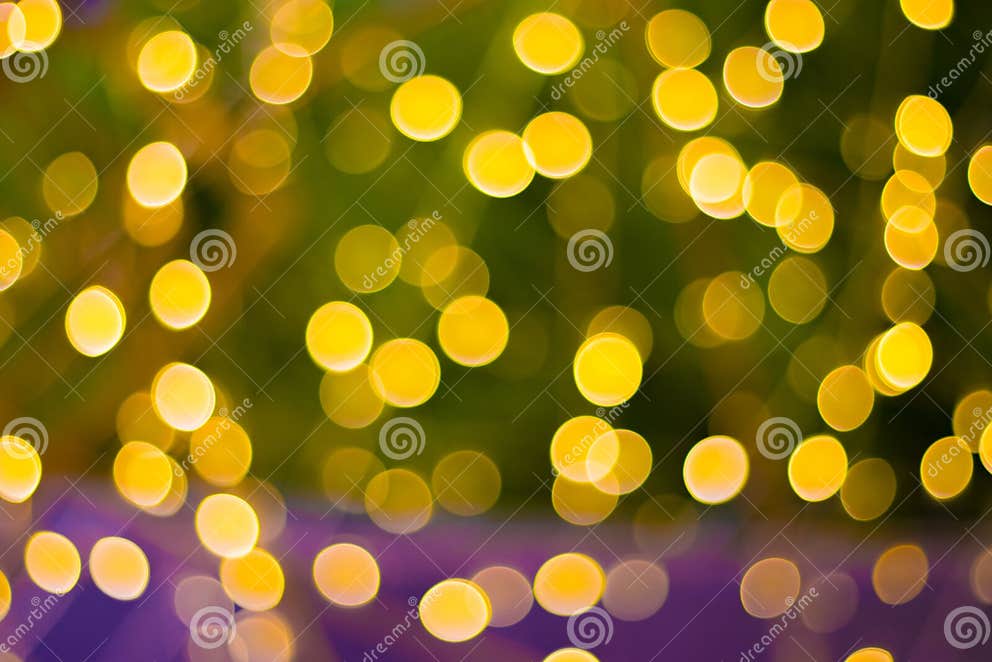 Blur - Abstract Bokeh Circle String Lights for Background Stock Image ...