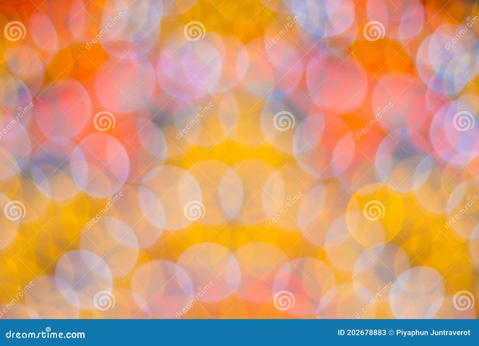 Blur - Abstract Bokeh Circle String Lights for Background Stock Image ...