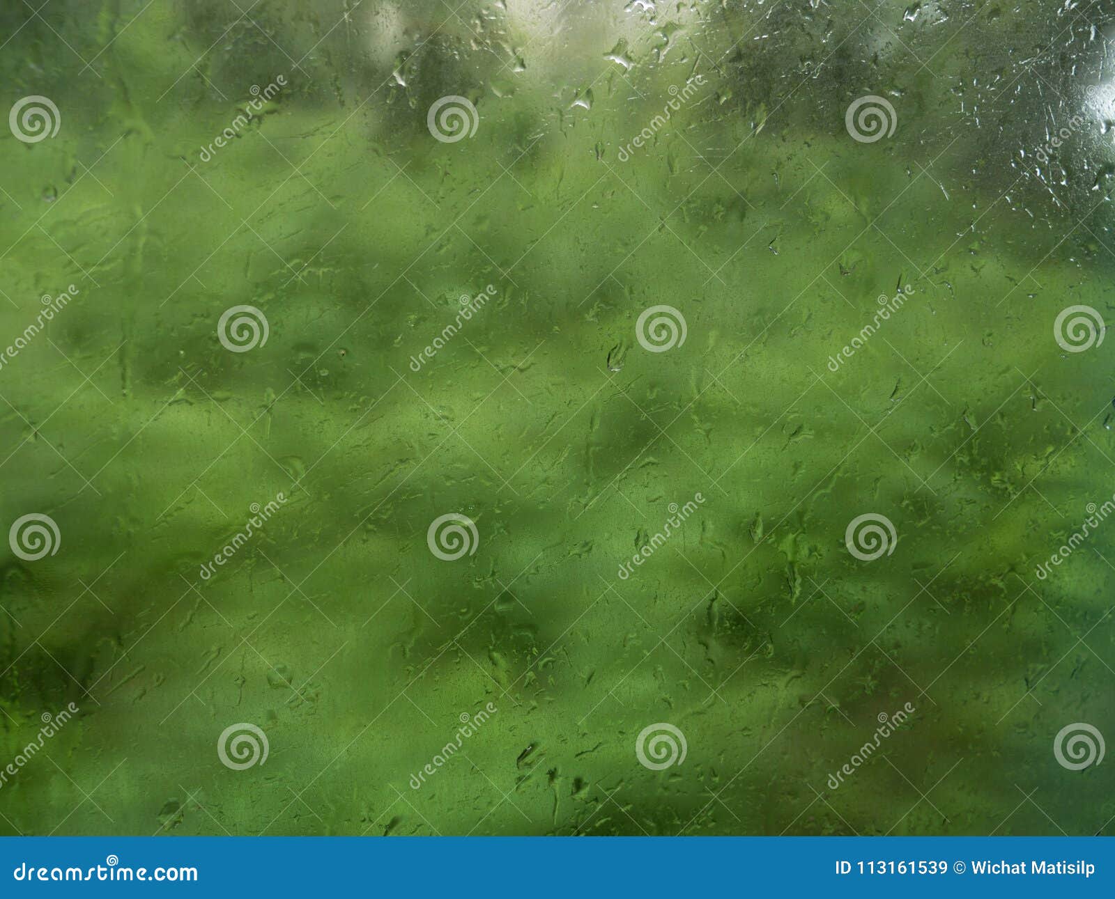 Abstract Rainfall on the Mirror Image Train Stock Image - Image of dust ...