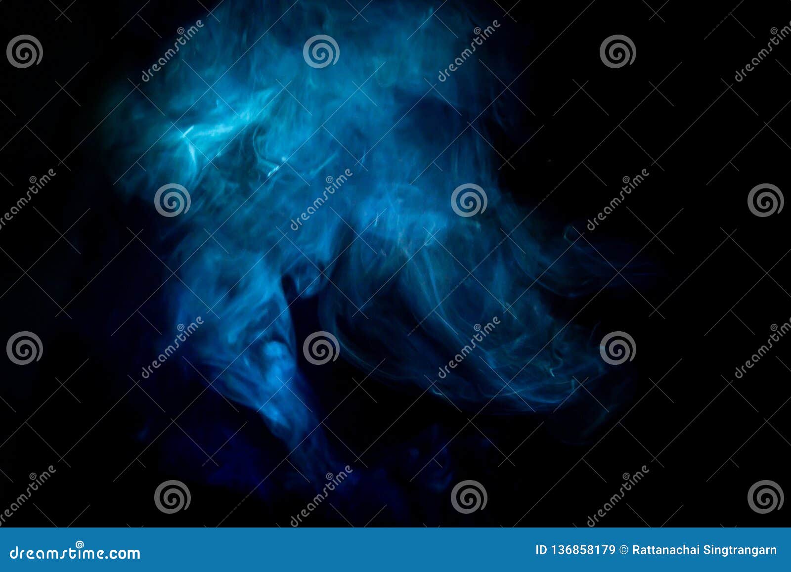 Blur Blue Smoke Abstract Texture Background Stock Image - Image of ...