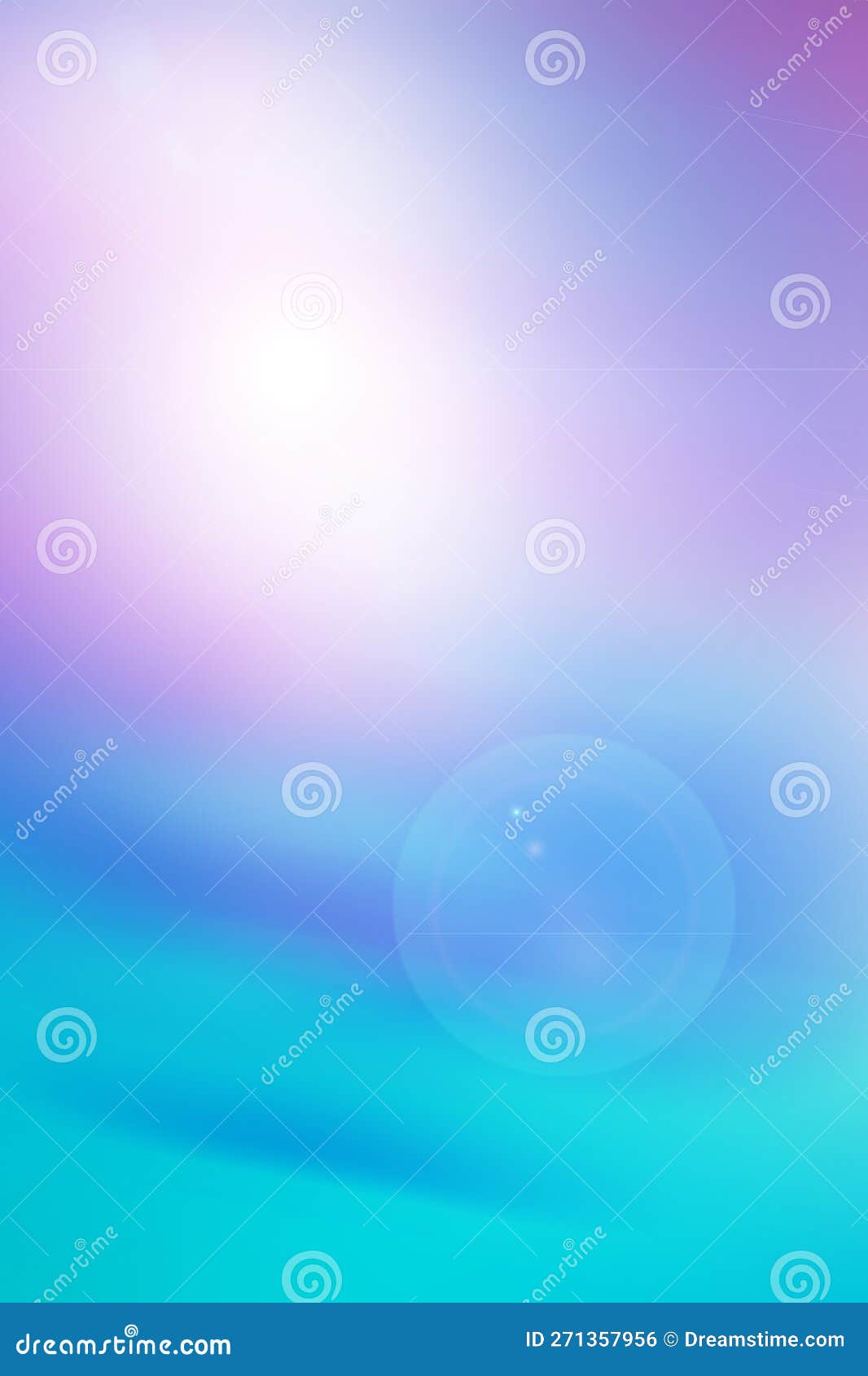 Blur Blue Violet Gradient Background with Len Flare Effect. Vertical ...